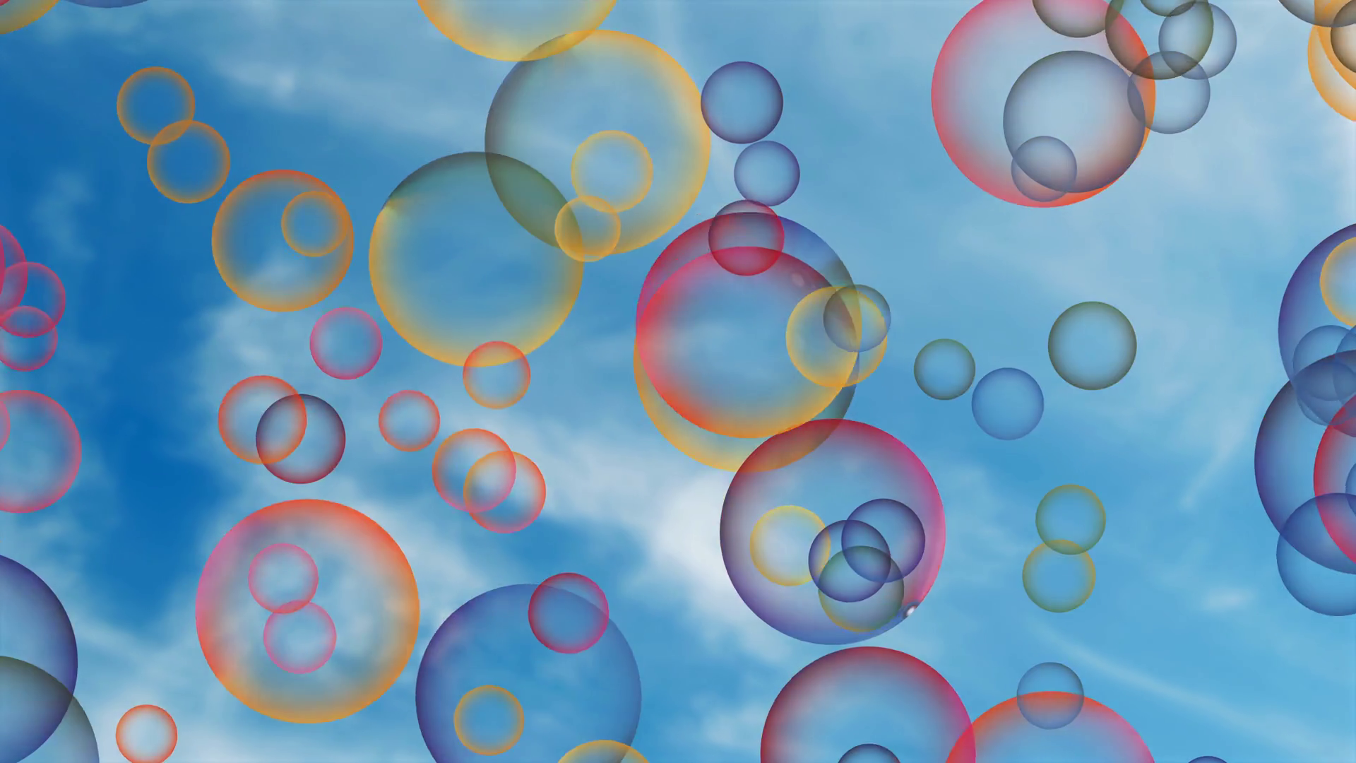 Lot Of Transparent Colorful Rainbow Bubbles Stock Motion Graphics SBV ...