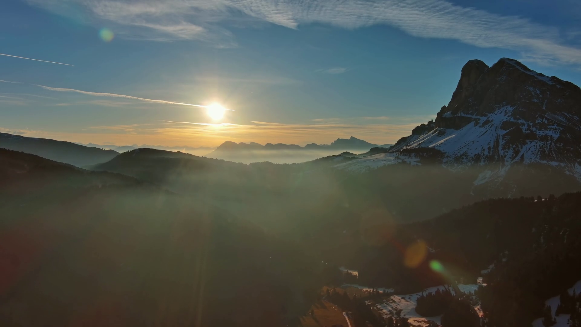 Aerial View Of Amazing Rocky Mountains In Stock Footage SBV-348800890 ...