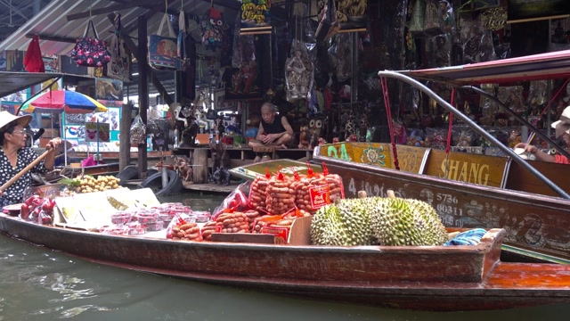 Floating Market Stock Footage: Royalty-Free Video Clips - Storyblocks