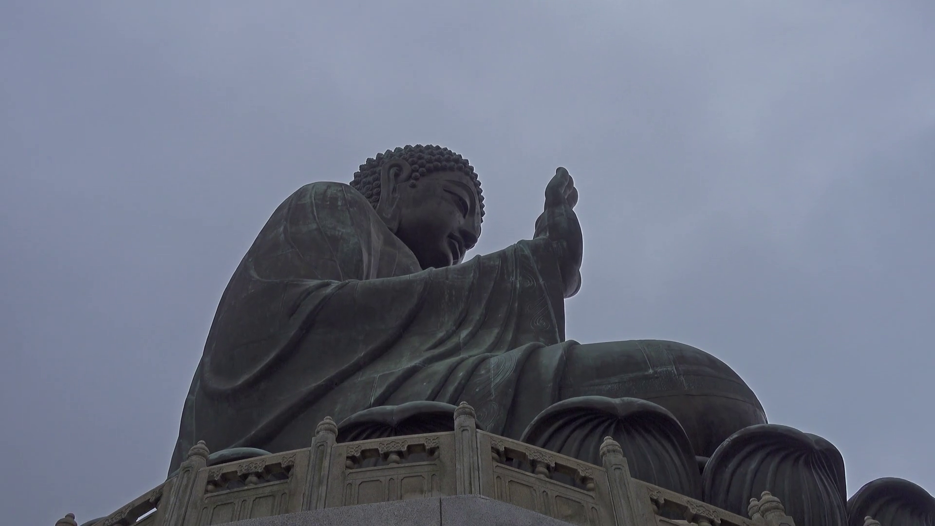 Tian Tan Buddha (the Big Buddha) Buddhist Stock Footage SBV-348645129 ...