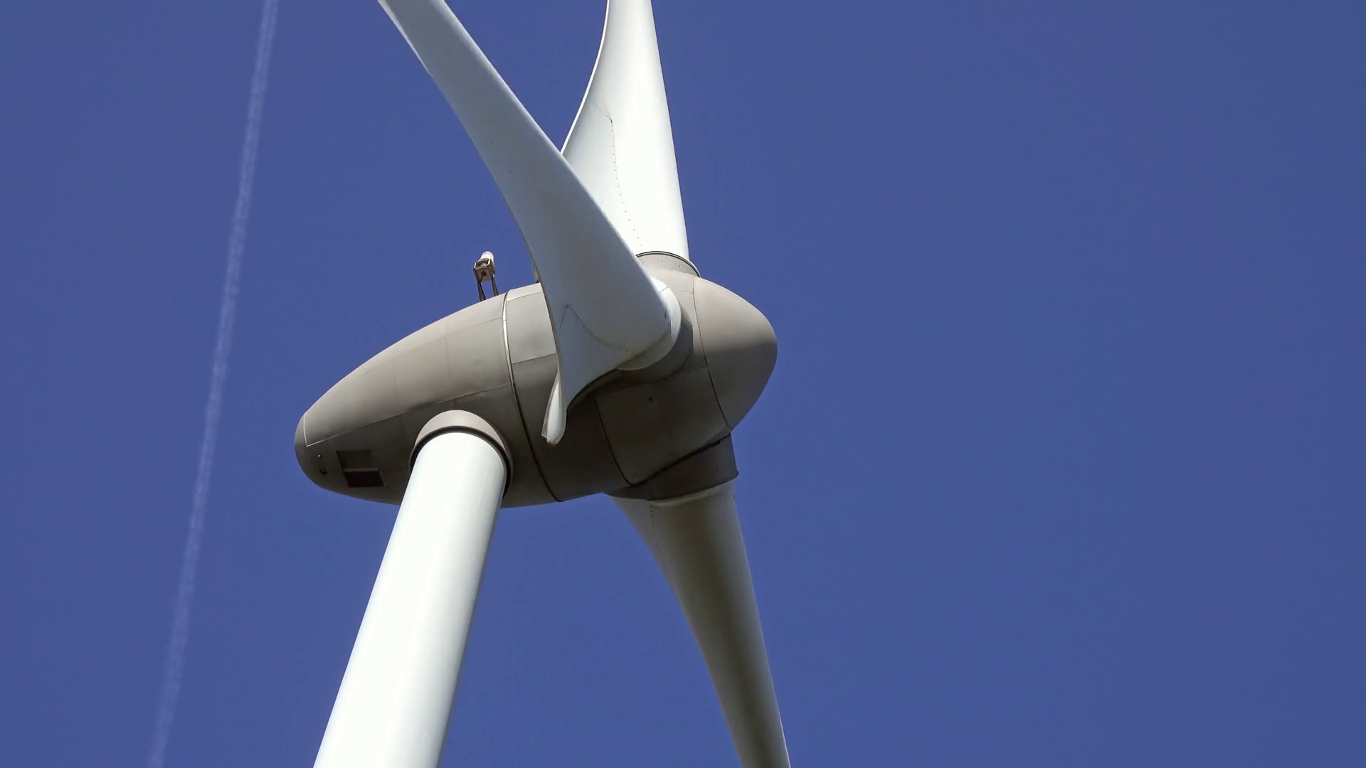 Windmill Wind Turbine Closeup On Wind Farm Stock Footage SBV-348433242 ...