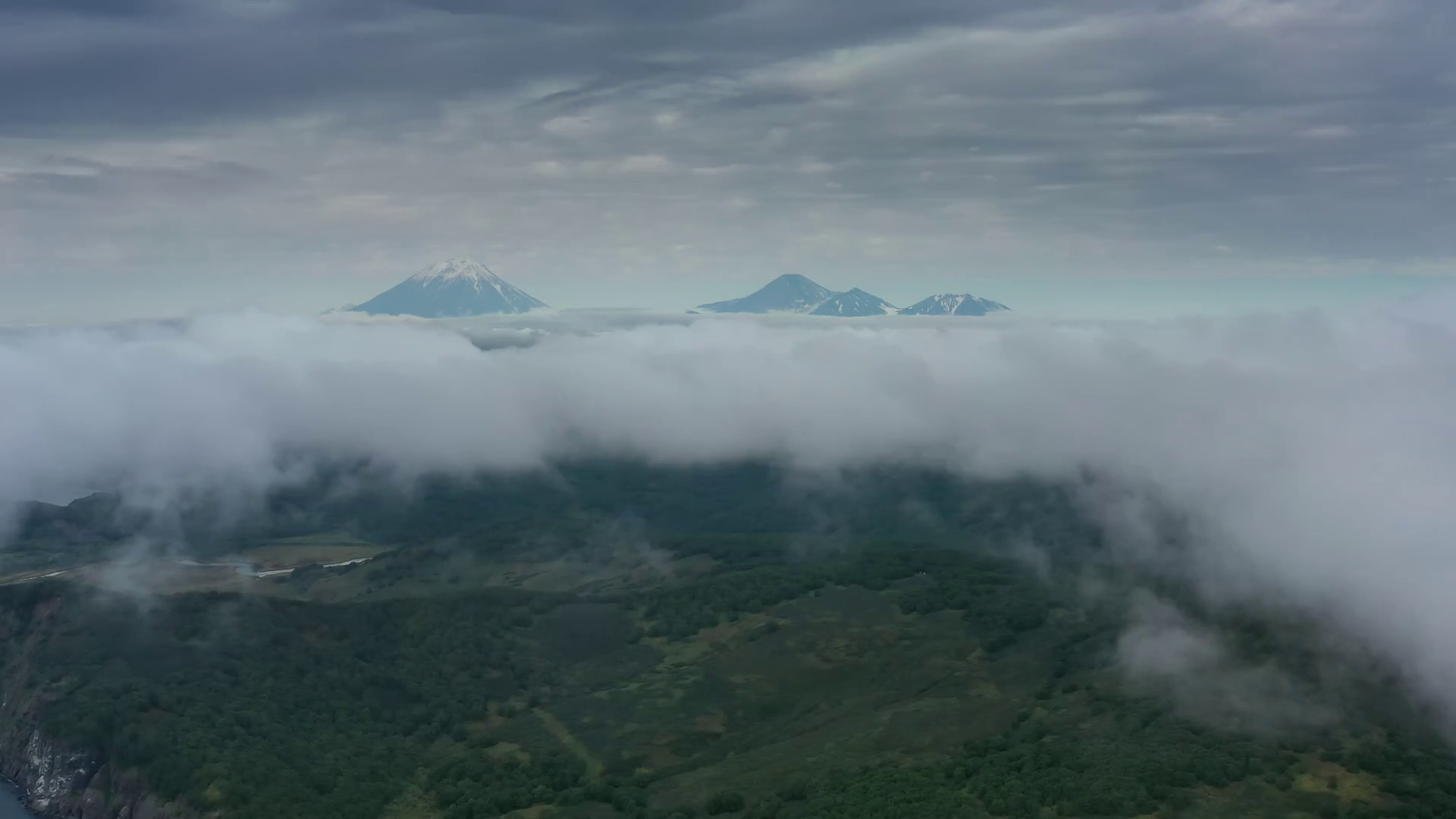 Clouds Volcano On Kamchatka Stock Footage SBV-347472566 - Storyblocks