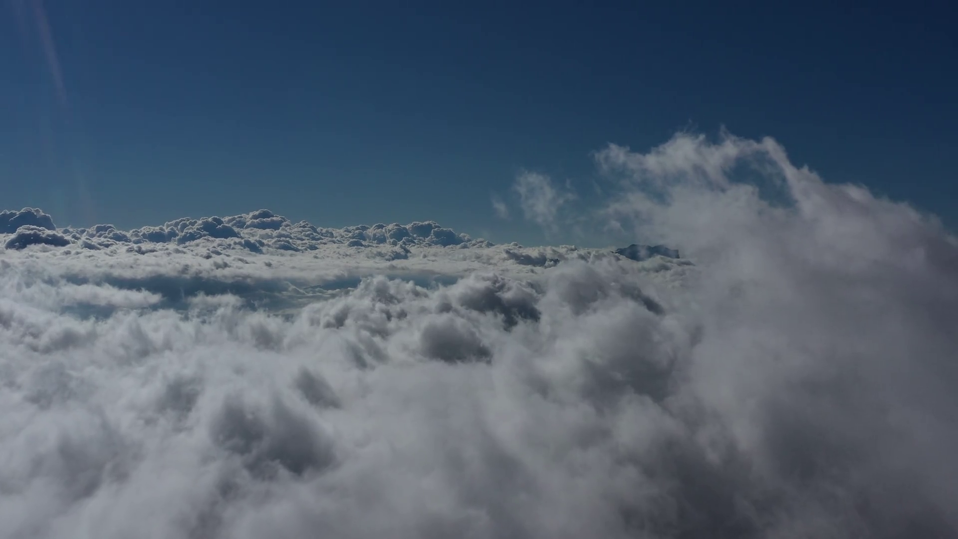 Flying Above Clouds Aerial View Of Clouds At Stock Footage SBV ...