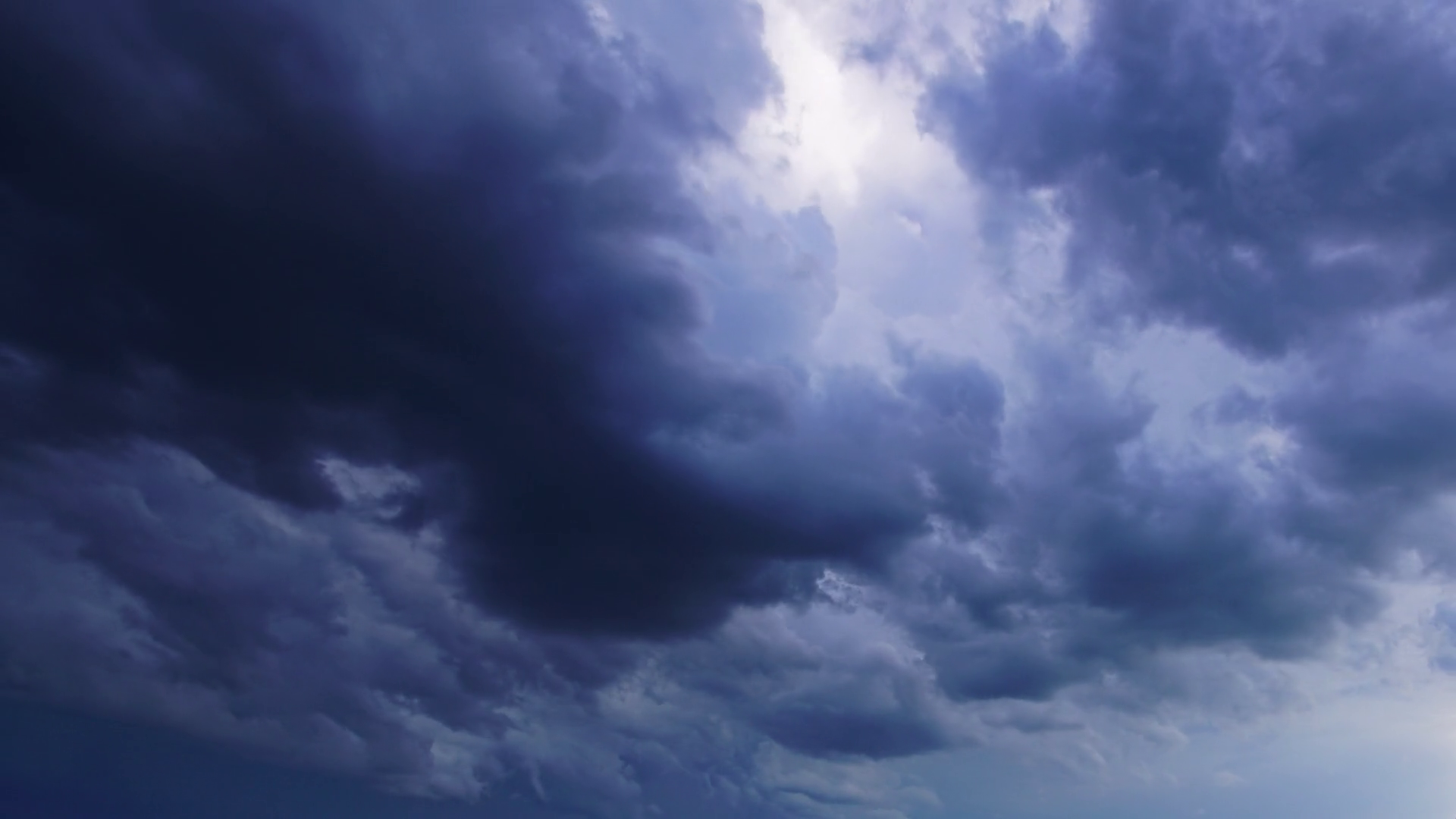 Dark Storm Clouds Are Moving Fast Timelapse Stock Footage SBV-348636718 ...
