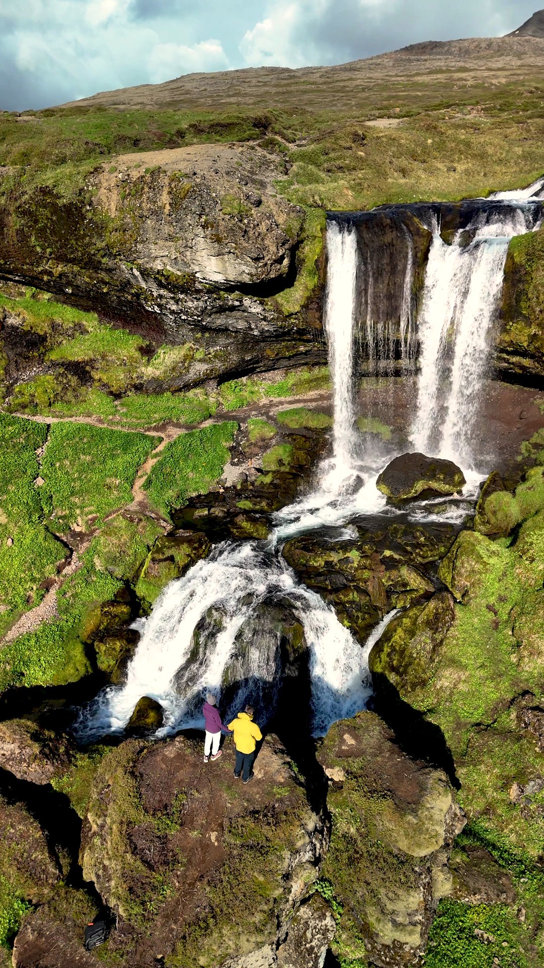 Explore Stunning Grundarfoss Waterfall In Stock Footage SBV-353104335 ...