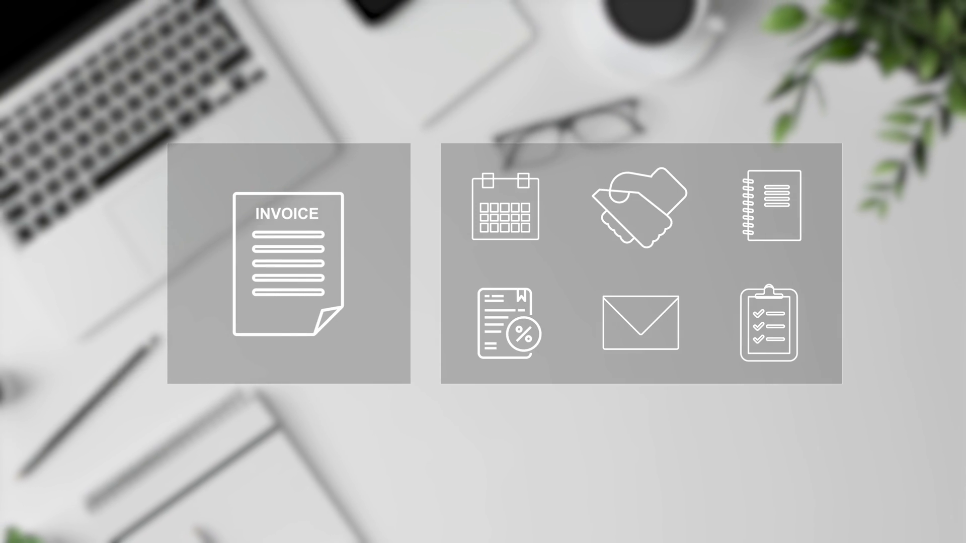 E-invoice Online Digital Statements Concept Stock Footage SBV-352403690 ...