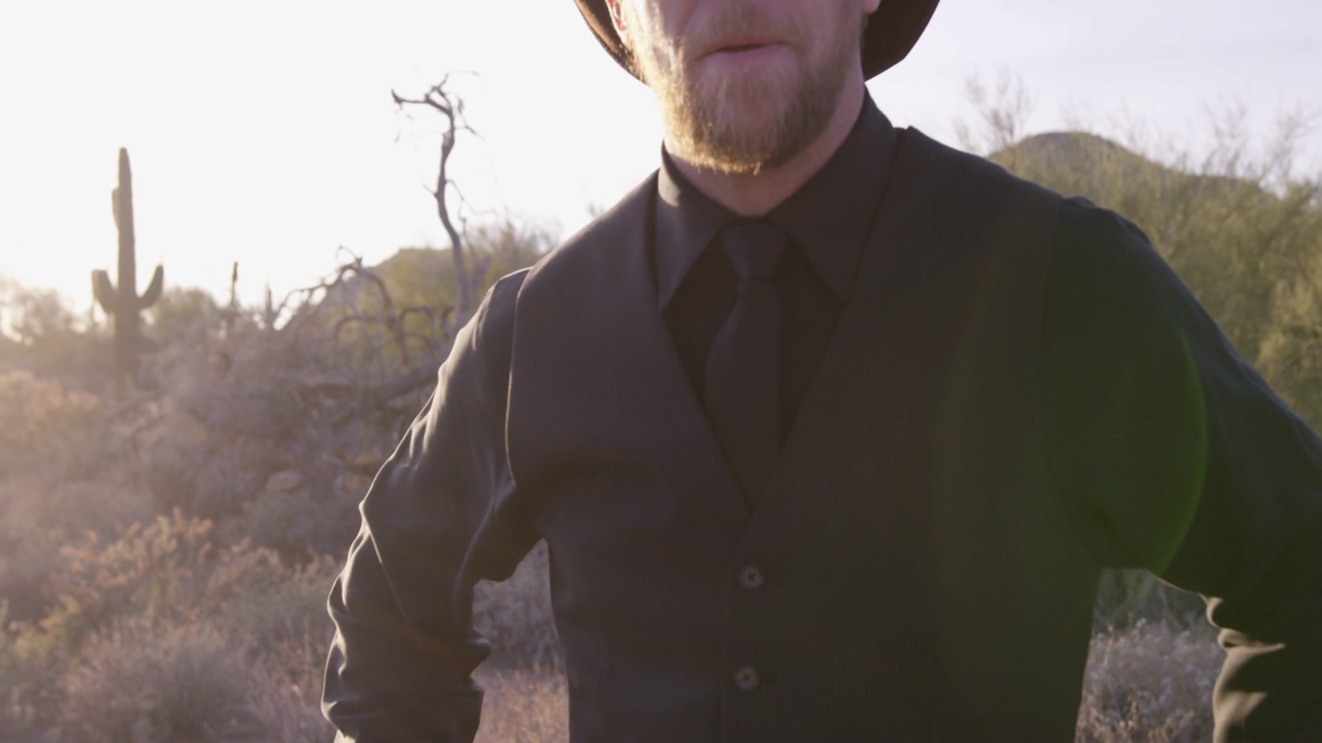 American Cowboy Looking Tough Tilt Up Shot Stock Footage SBV-351749279 ...