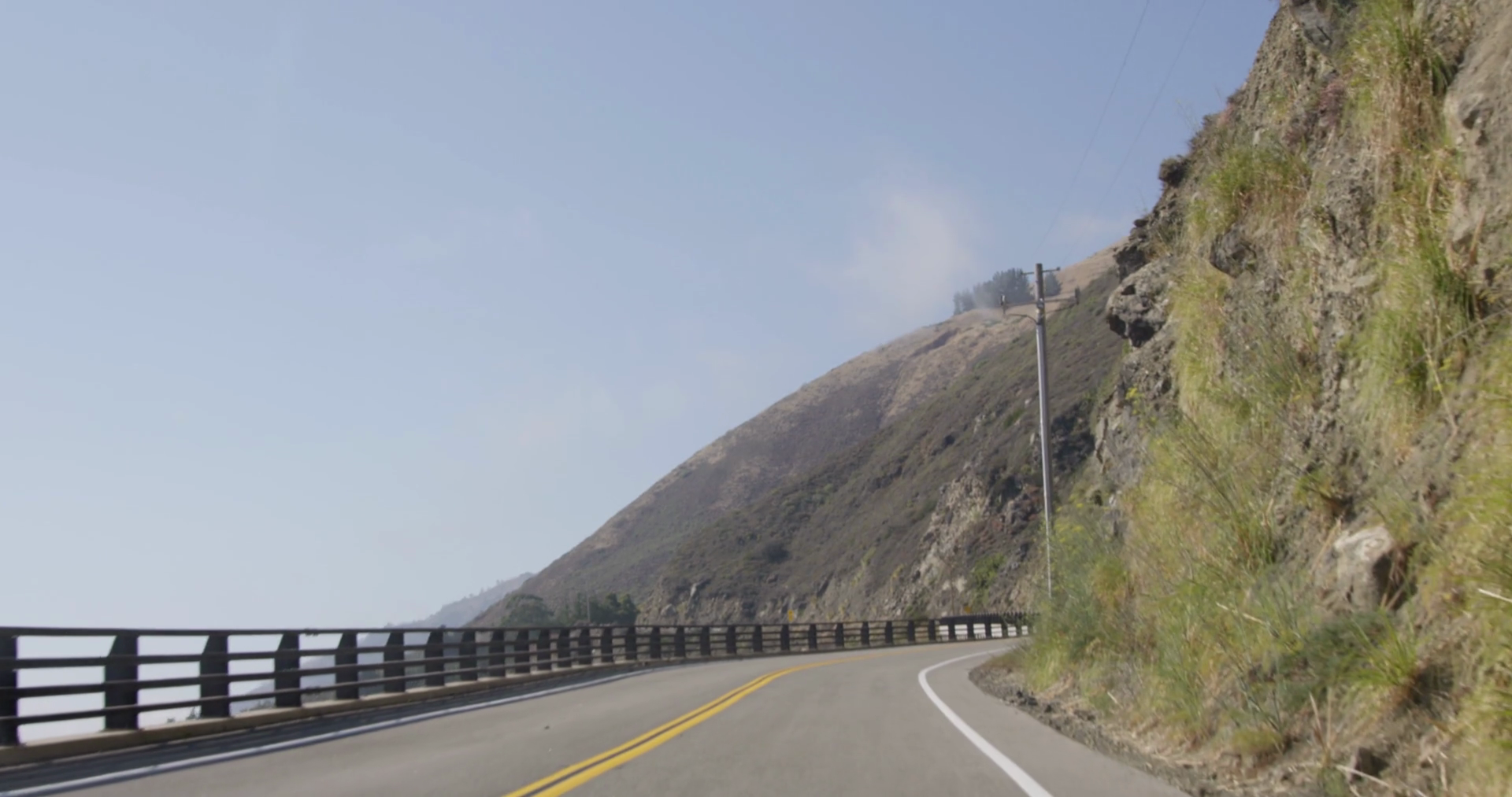 Driving Along California Coast Through Stock Footage SBV-347707789 ...