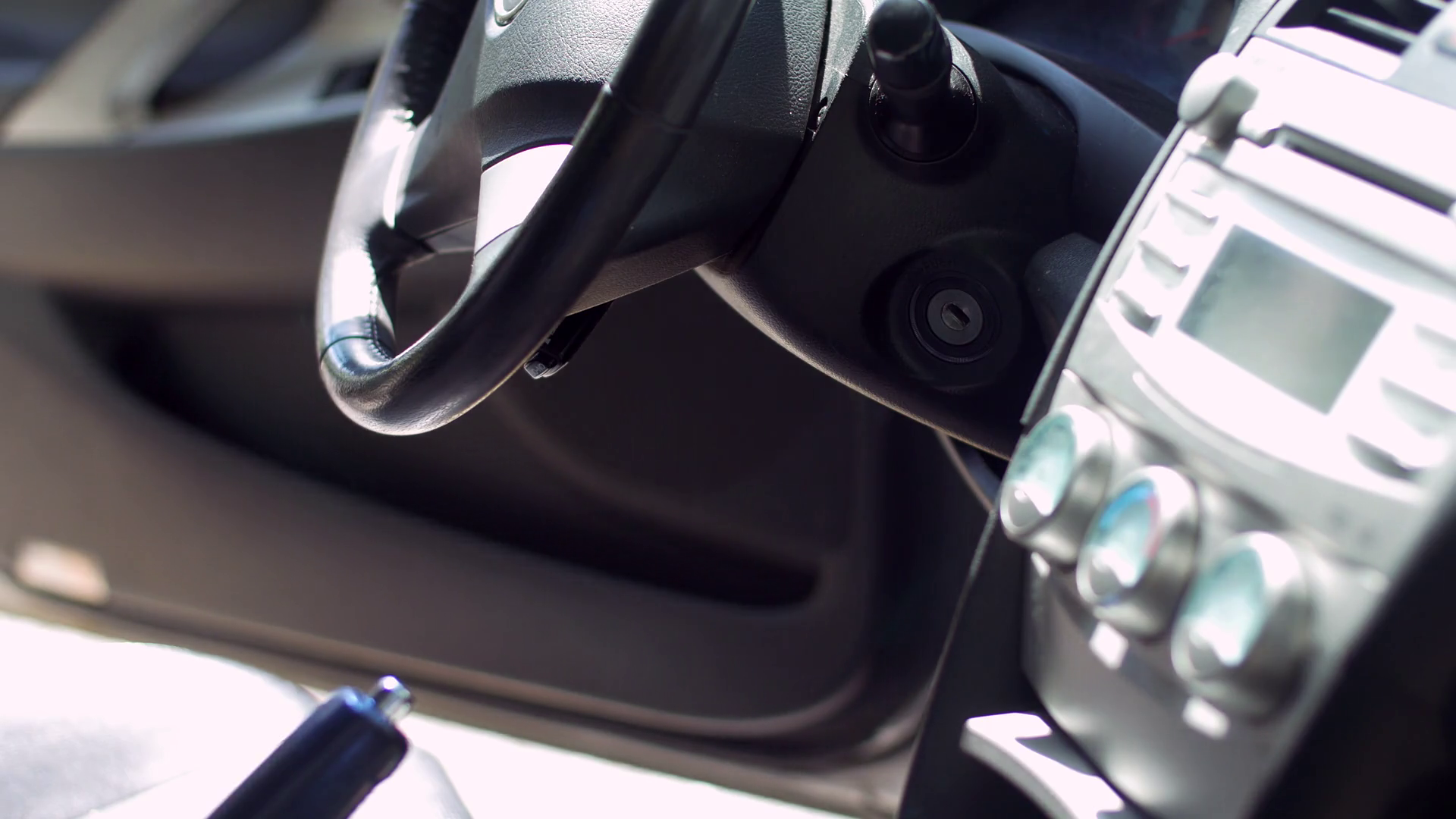 Man Gets Into Car Starts Engine Close Up Stock Footage SBV-348451569 ...