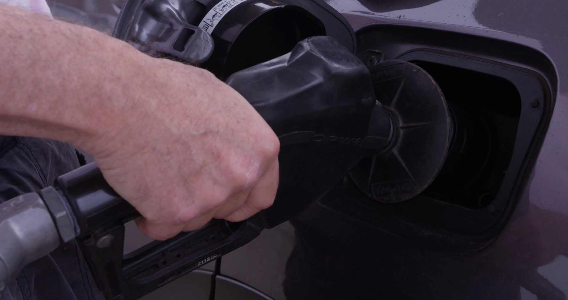 Man Pumps Gas Close Up On Gas Pump Handle Stock Footage SBV-347706556 ...