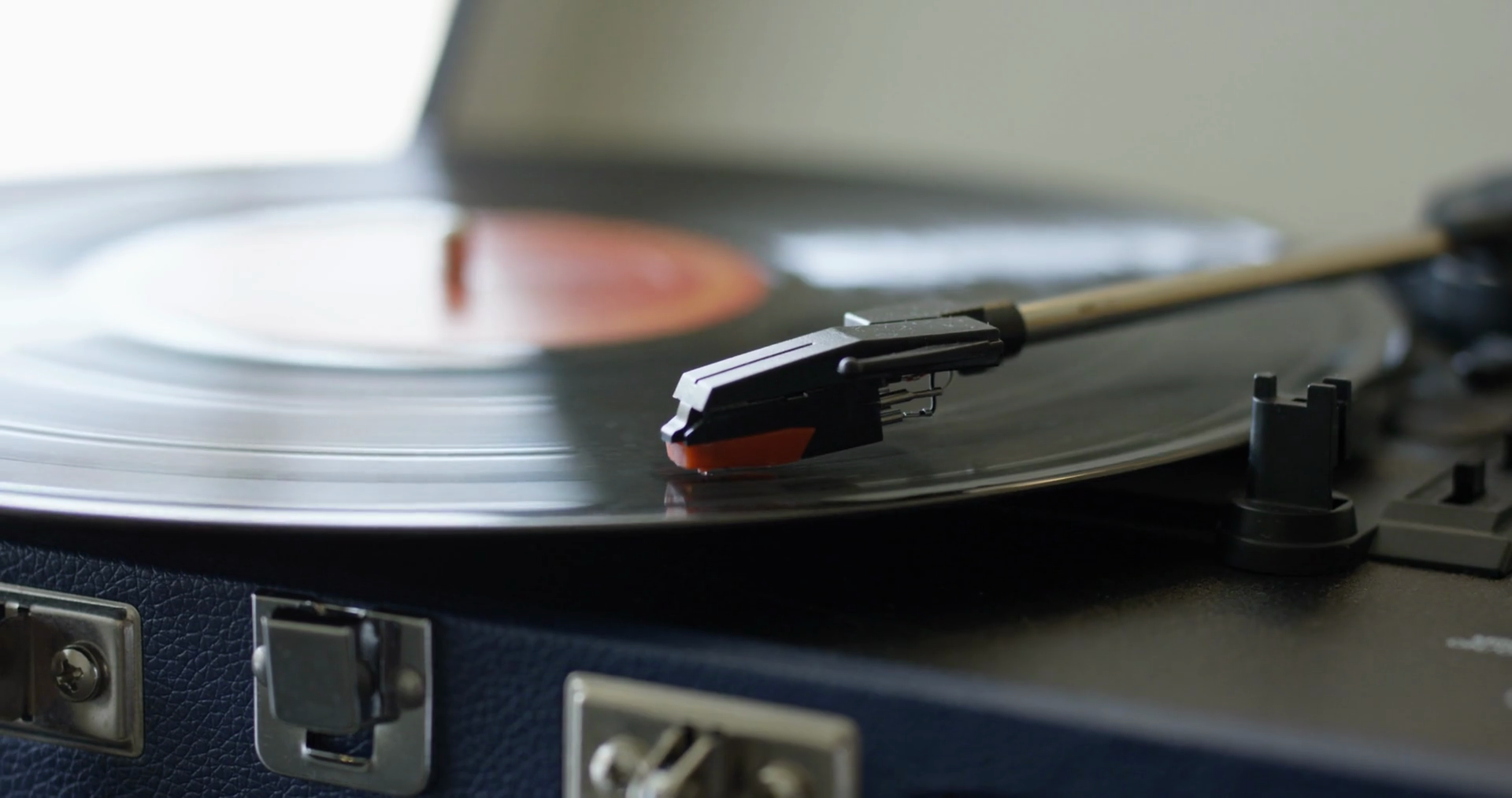 Record Player Playing Vinyl Very Quickly Stock Footage SBV-347707417 ...