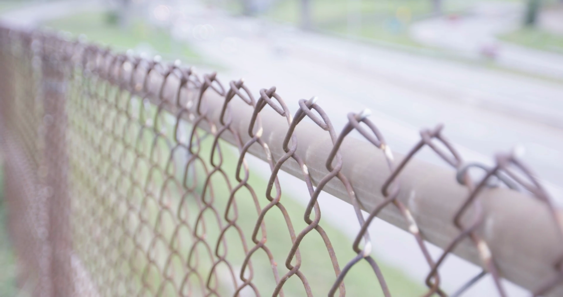 Rusted Chain Link Fence In Summer Slow Motion Stock Footage SBV ...