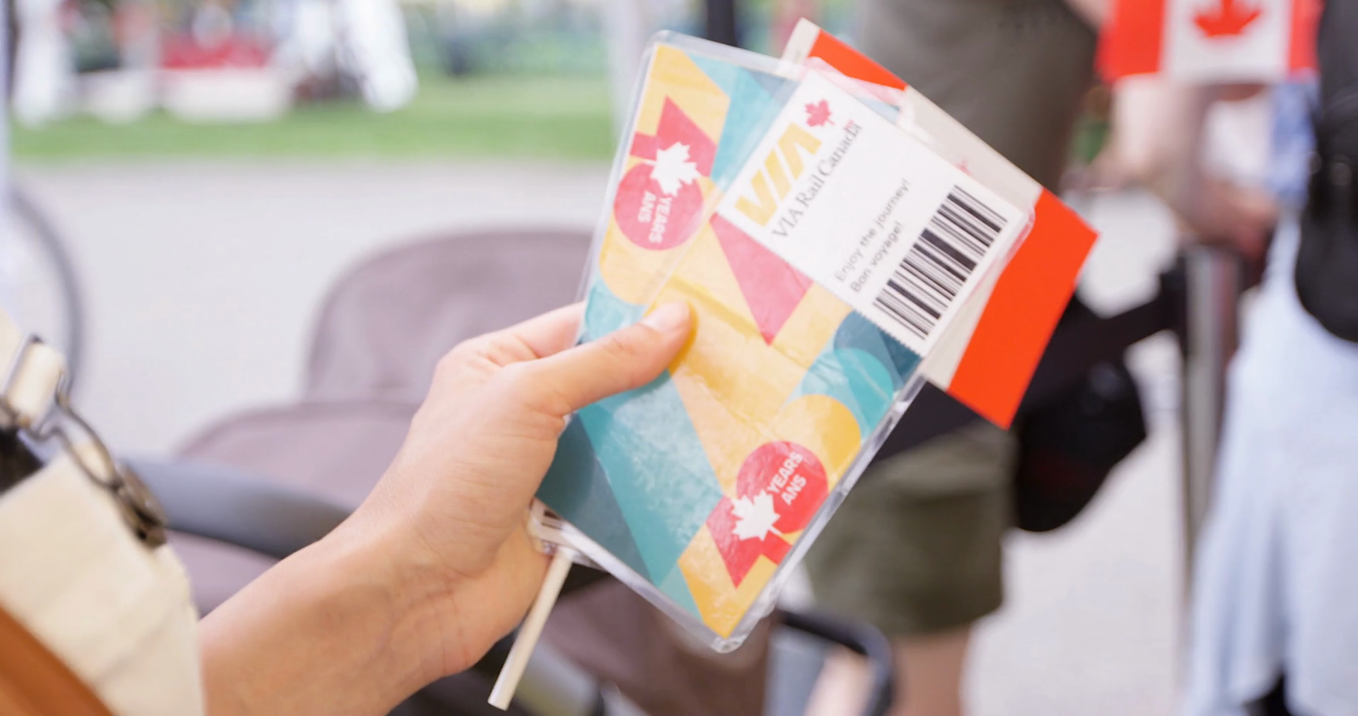 Via Rail Canada 40 Years Train Tickets Stock Footage SBV-347706853 ...