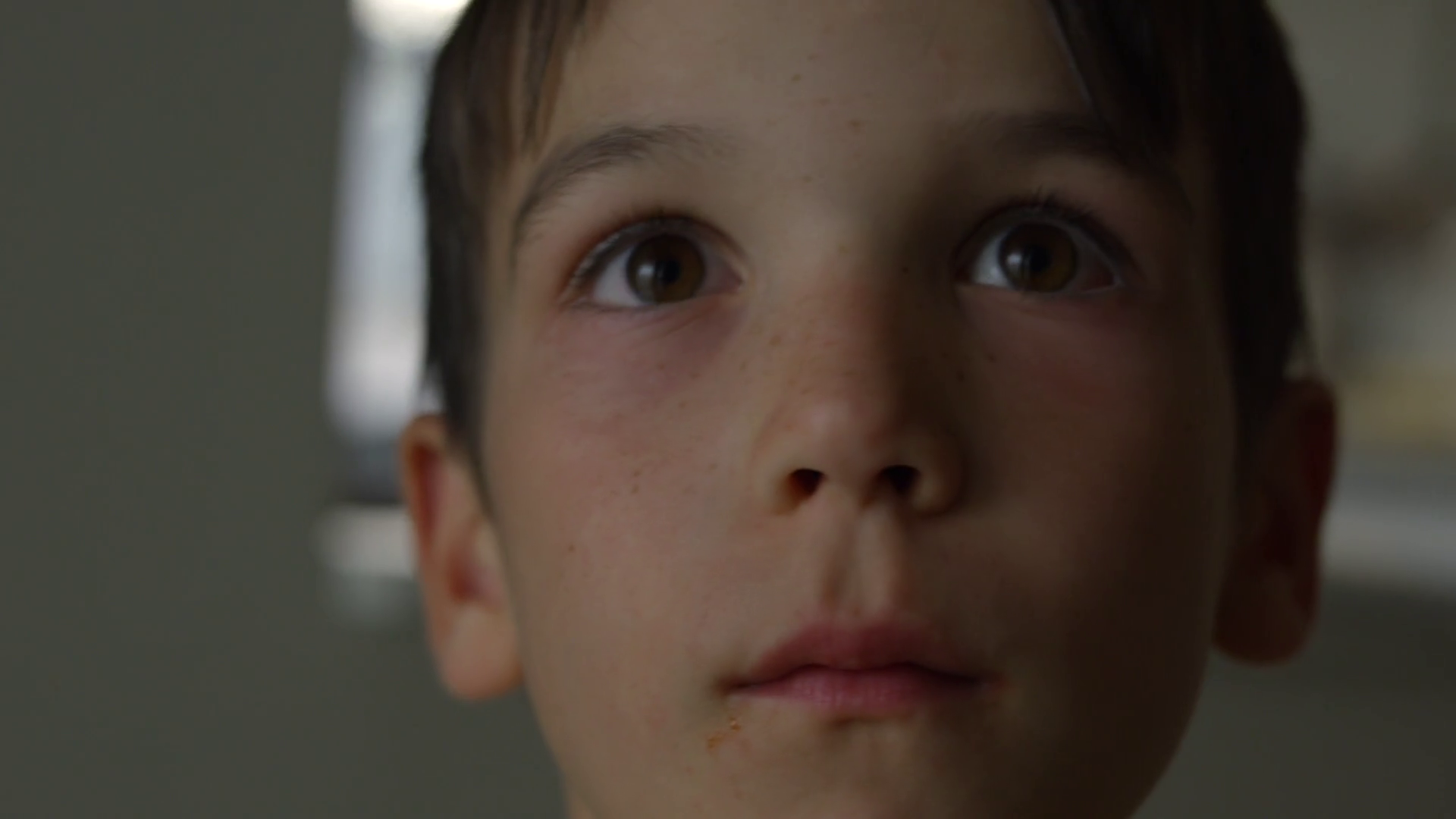 Young Boy Looking Around With Worried Stock Footage SBV-348926636 ...