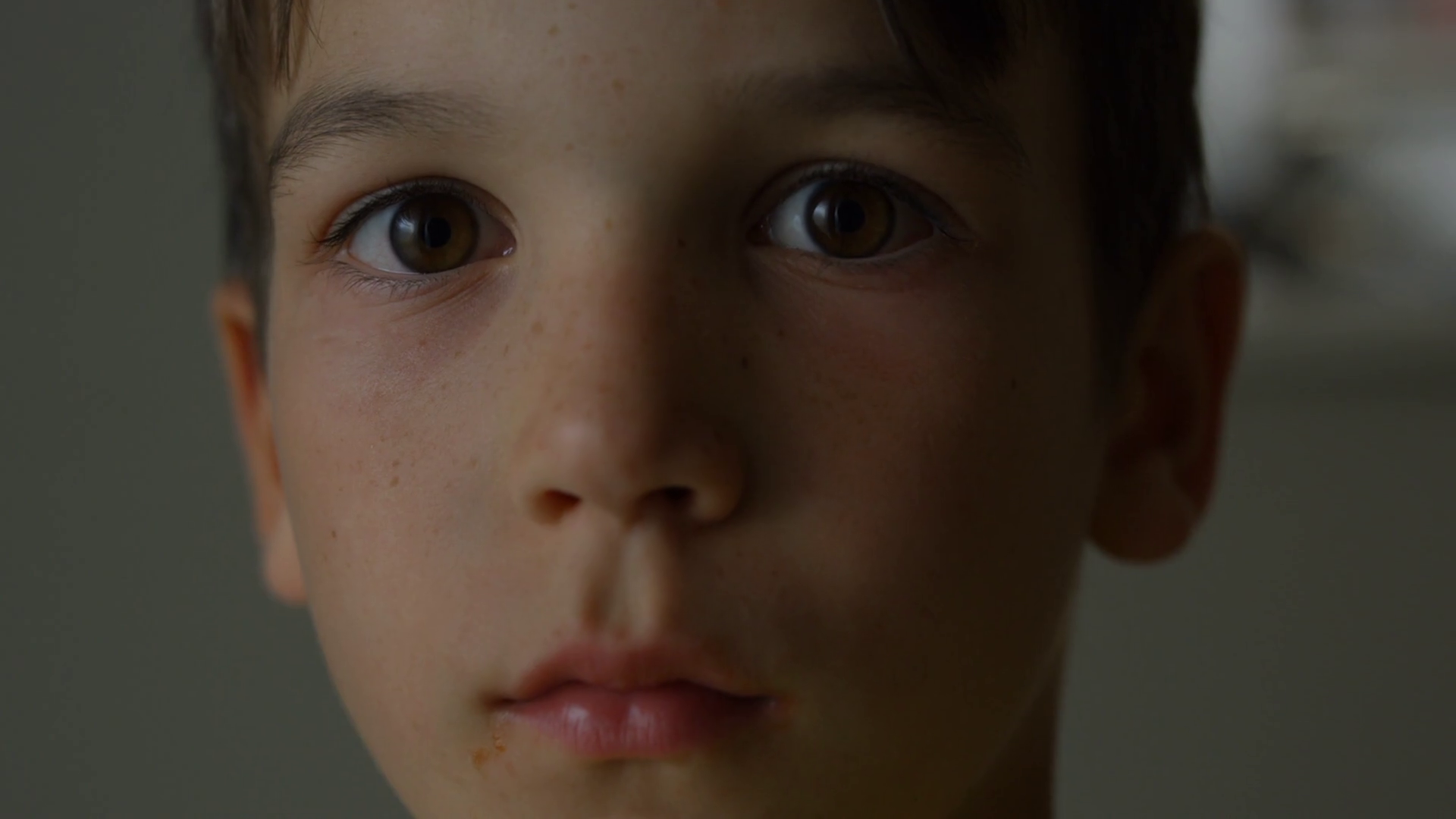 Young Boy With Worried Look On Face Looks Stock Footage SBV-348926638 ...