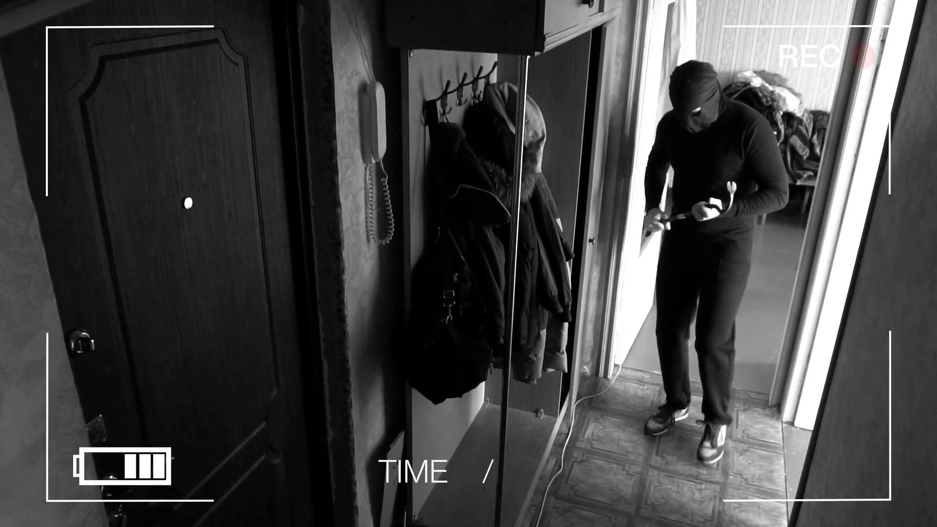 Real Surveillance Cameras Caught Recorded Stock Footage SBV-316274420 ...