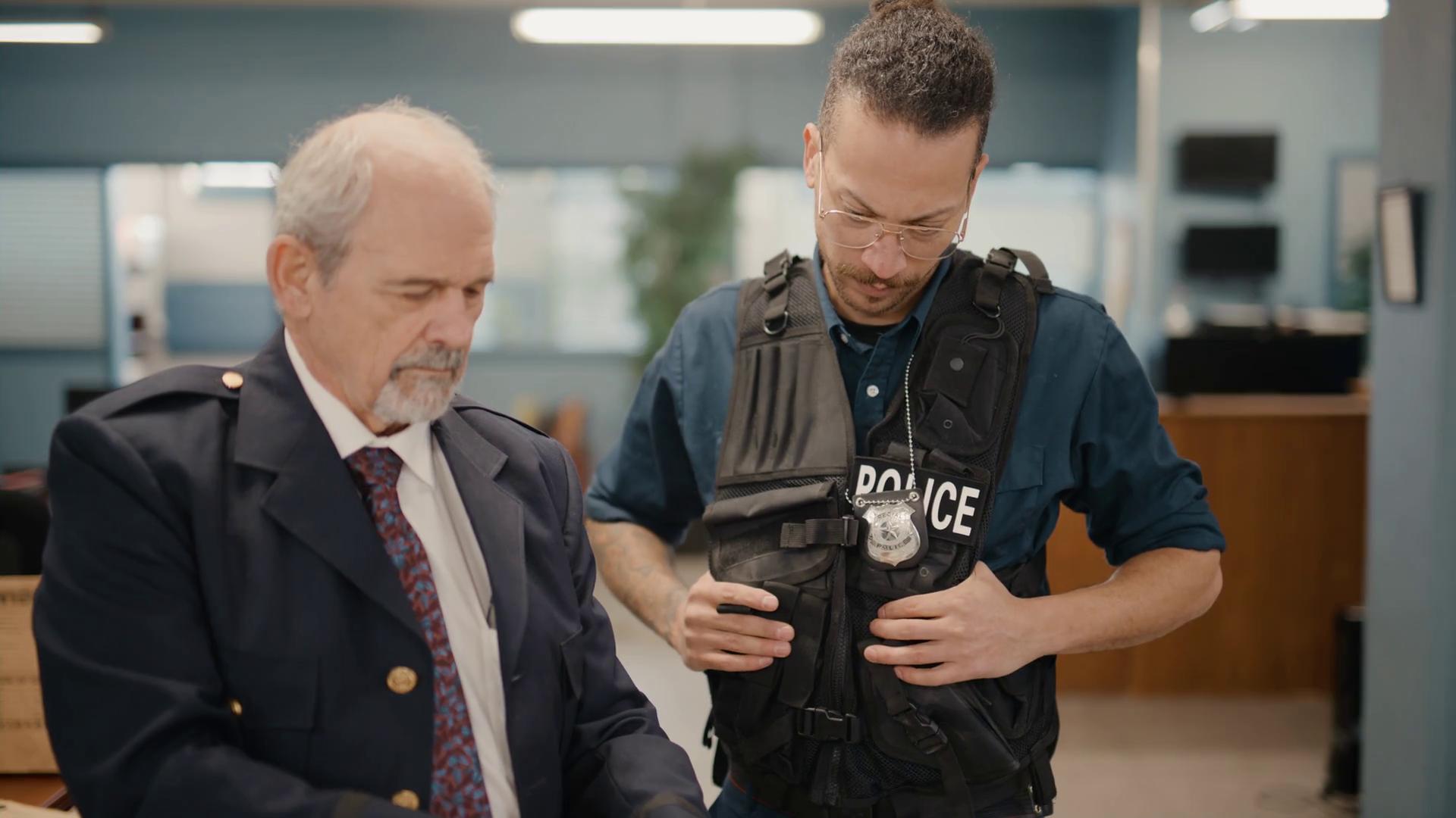 Captain Of Police Briefing Team Stock Footage SBV-349351519 - Storyblocks