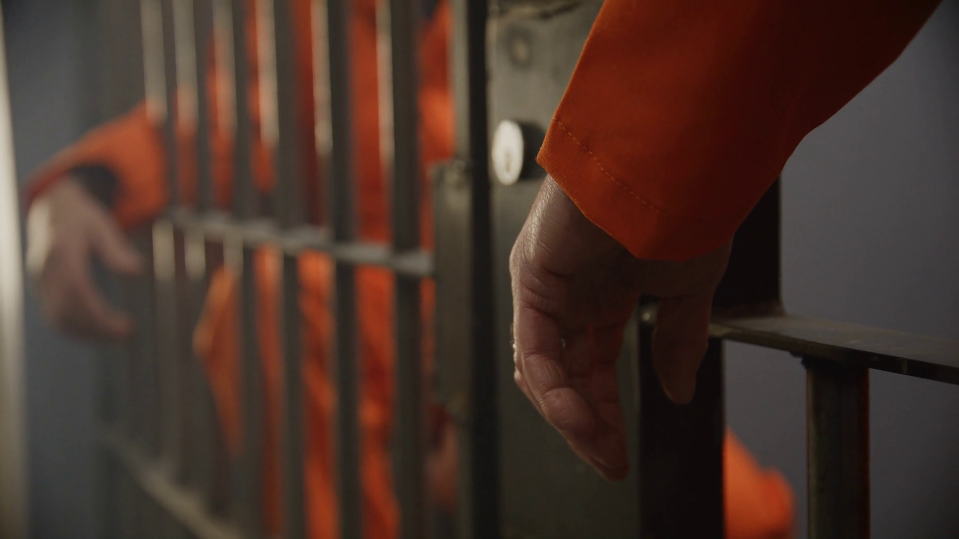 Close Up Of Crowded Jail Cell Hands Stock Footage SBV-351672321 ...
