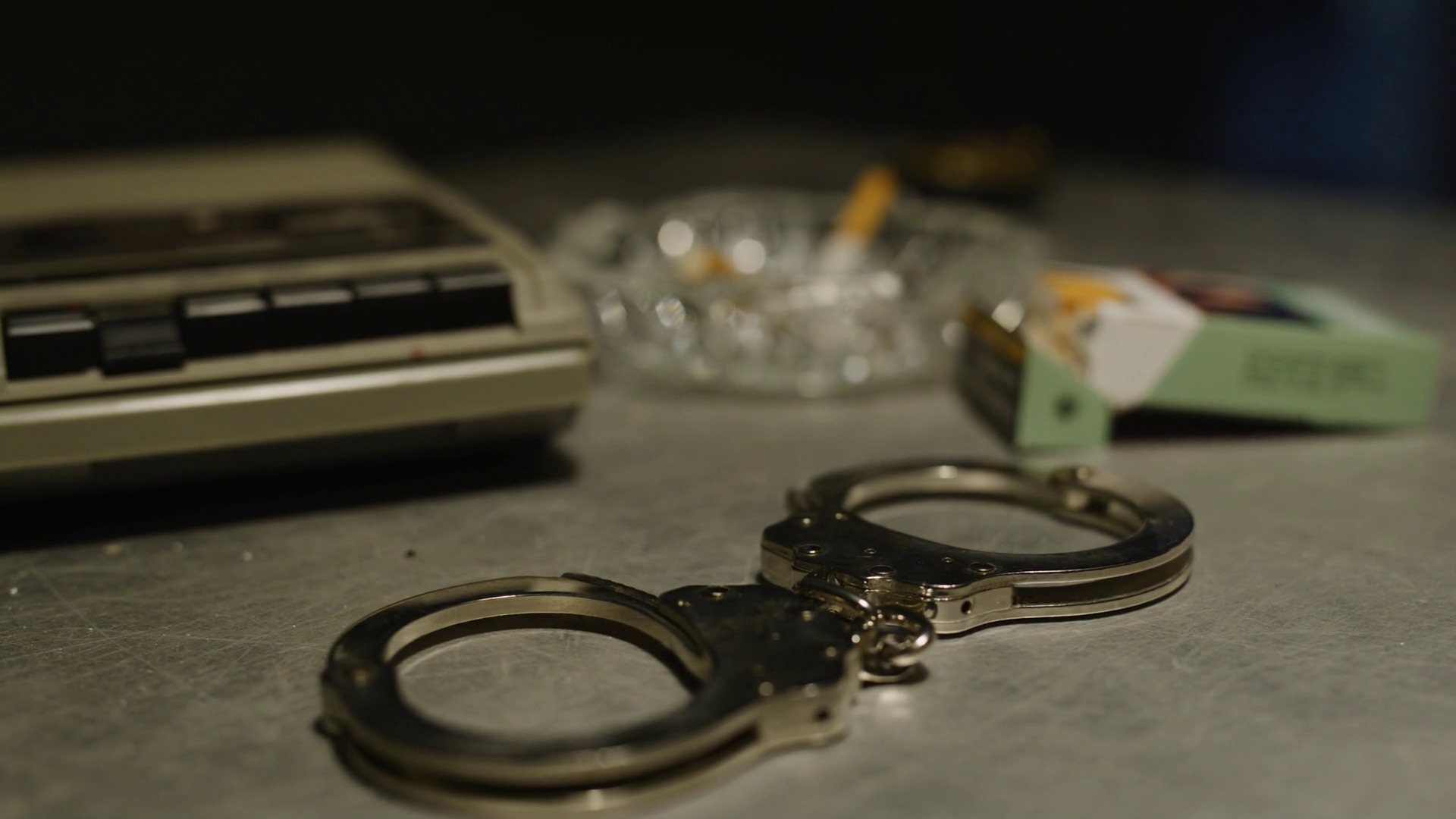 Police Interrogation Tools Close Up On Desk Stock Footage SBV-351672540 ...