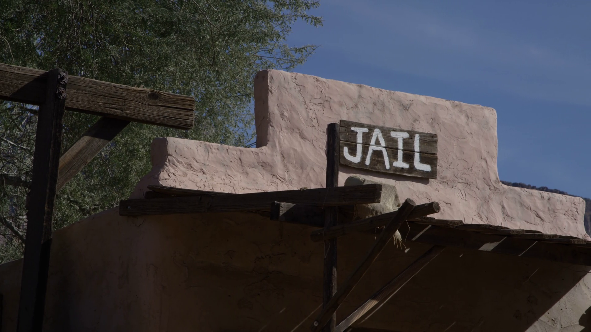Old West Jail Law Enforcement Building Stock Footage SBV-352195374 ...