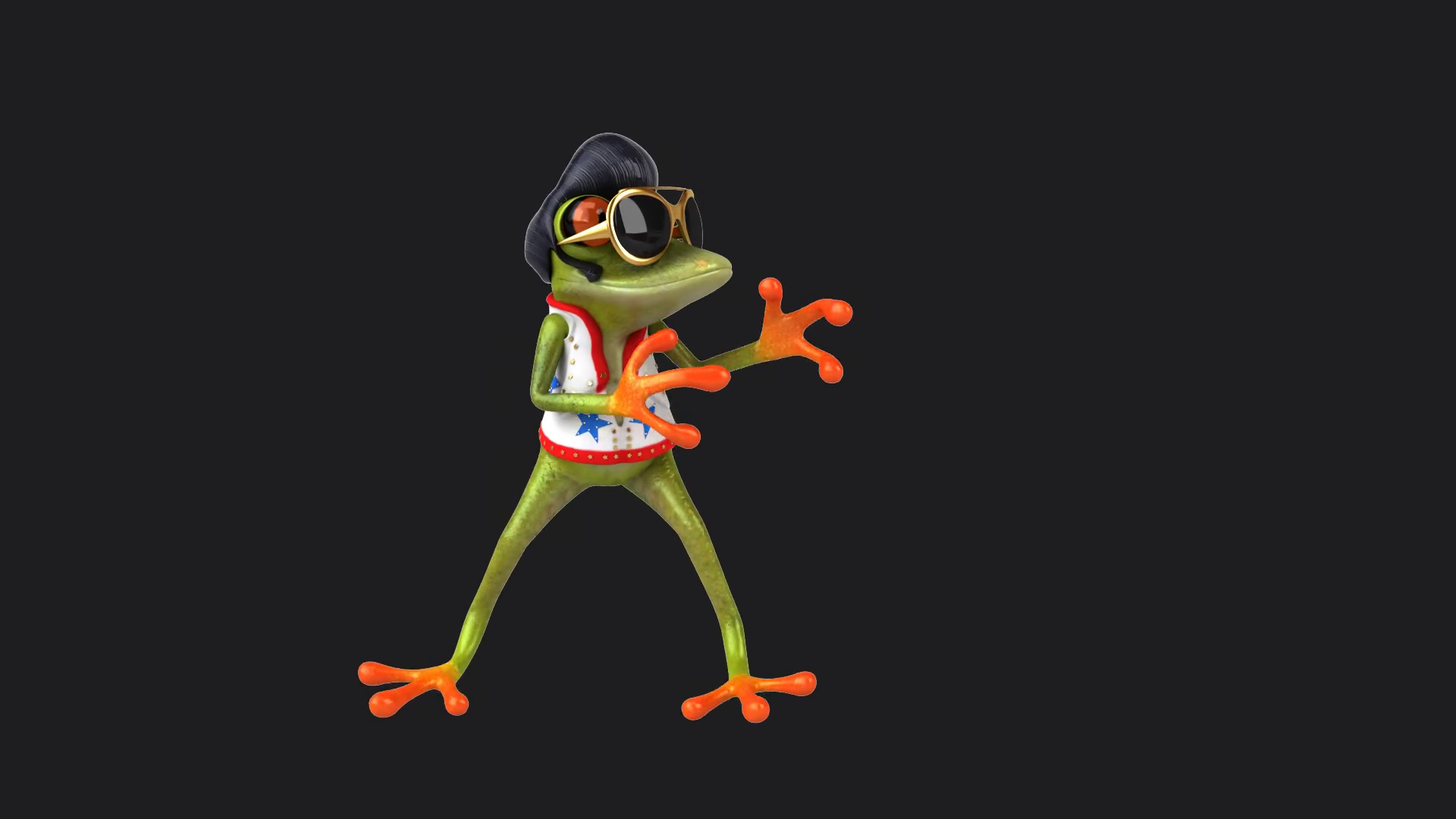 Fun 3d Cartoon Rocking Frog (with Alpha Stock Motion Graphics SBV ...