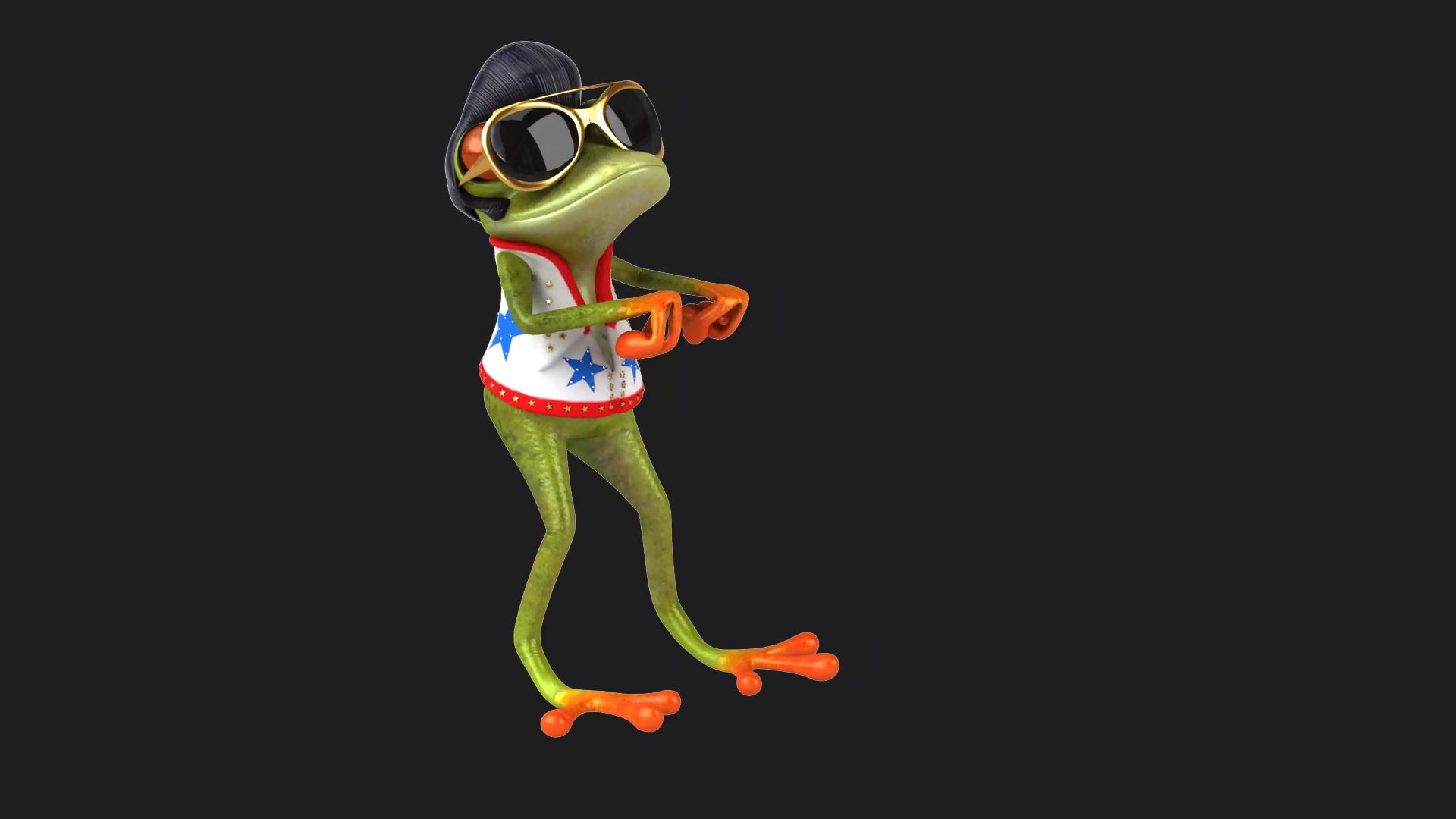 Fun 3d Cartoon Rocking Frog (with Alpha Stock Motion Graphics SBV ...