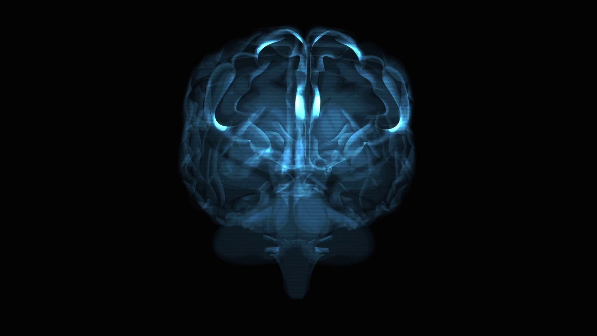 3D abstract art of a brain motion design in xray Motion Background 00: ...