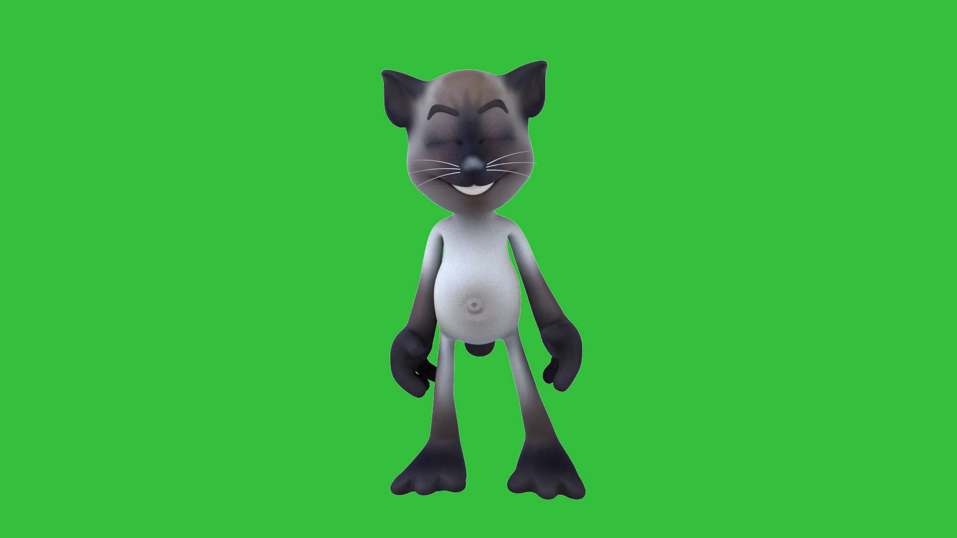 Fun 3d Cartoon Cat Talking (with Alpha Stock Motion Graphics SBV ...