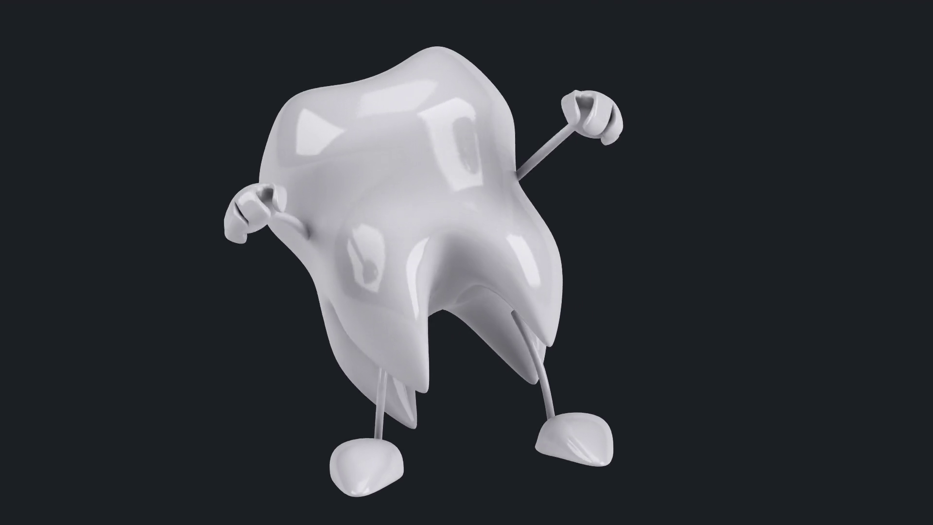 Fun 3d Cartoon Tooth Dancing (with Alpha Stock Motion Graphics SBV ...