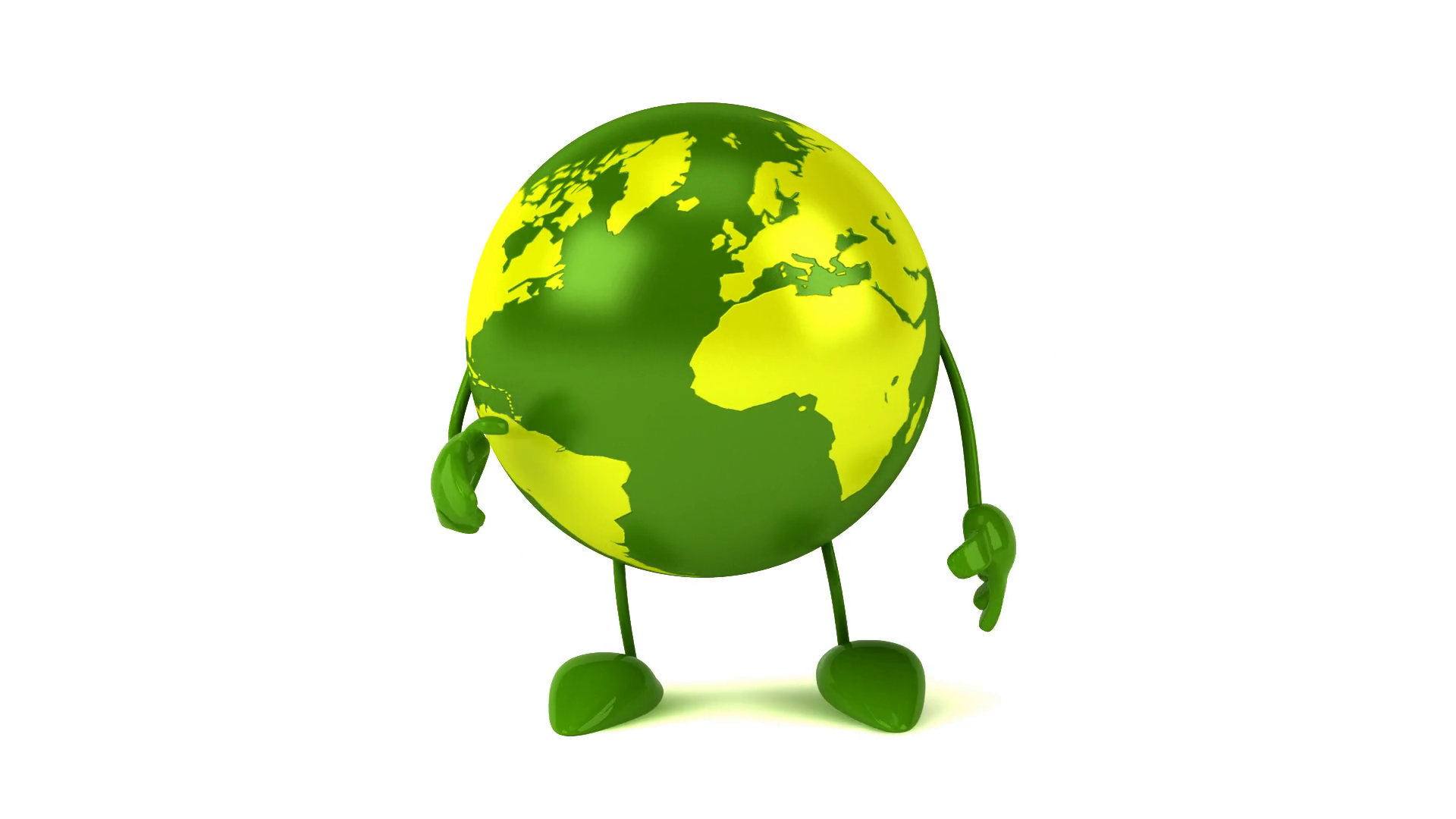 Fun 3d Cartoon Earth Walking Talking Stock Motion Graphics SBV ...