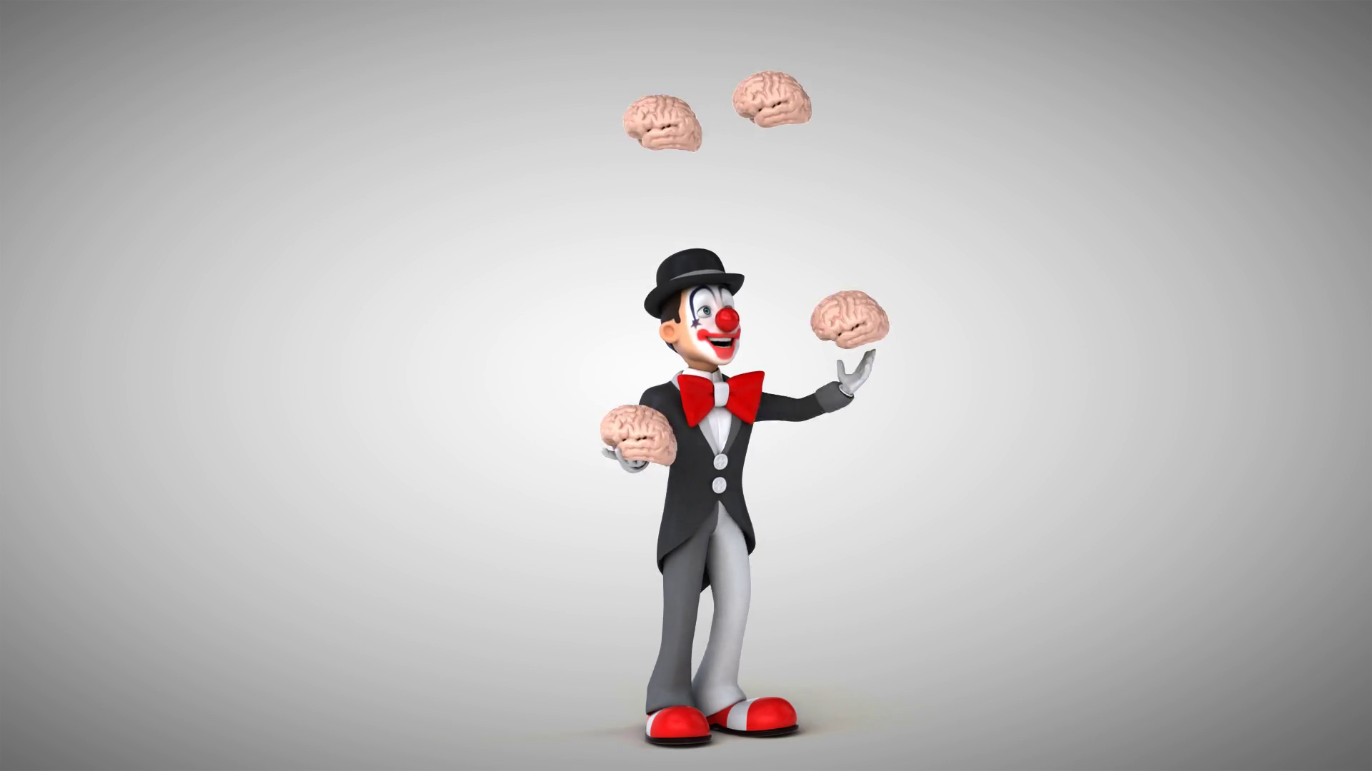 Fun clown - 3D Animation Stock Video Footage 00:19 SBV-317951559 ...