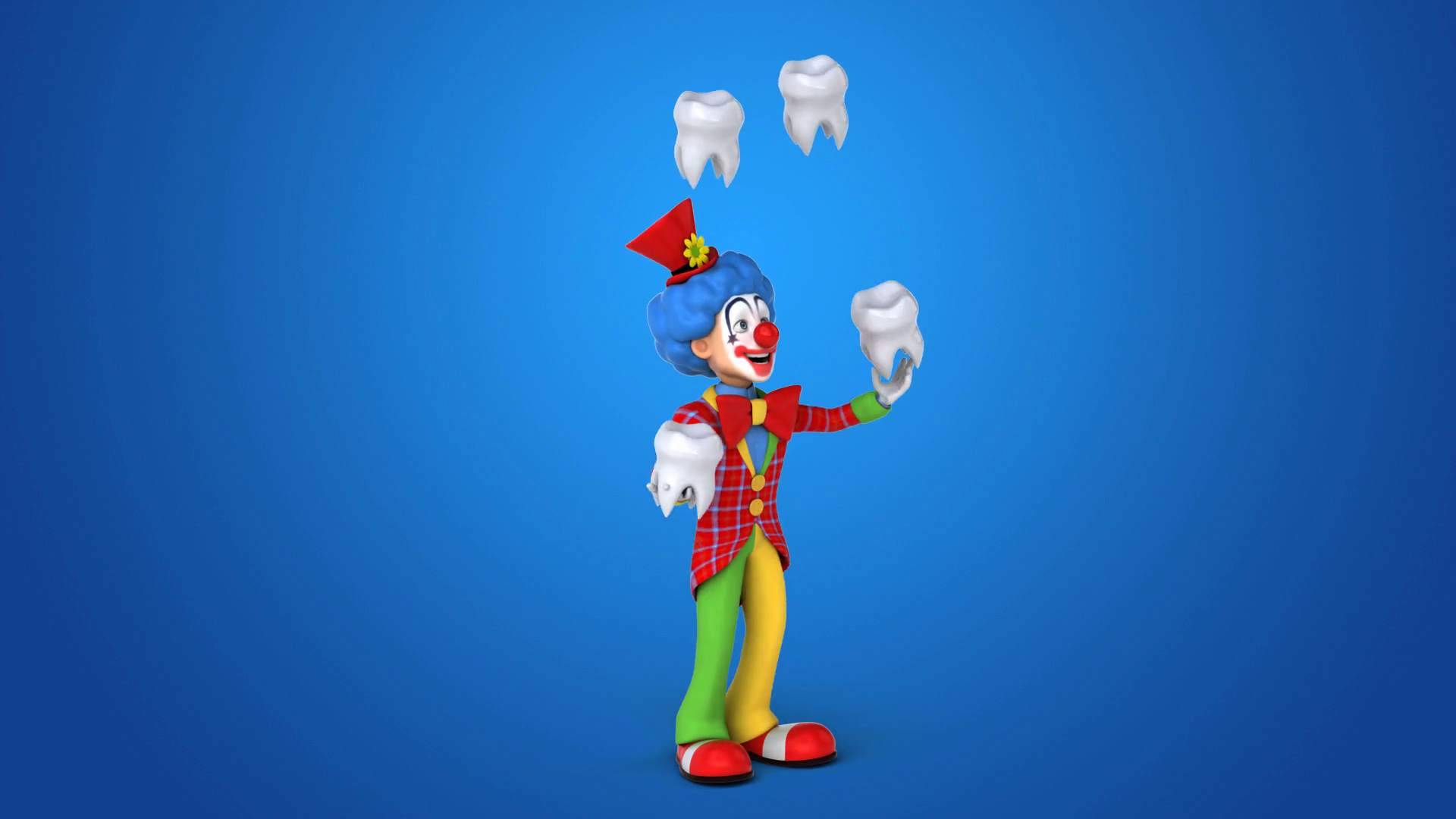 Fun Clown - 3d Animation Stock Footage SBV-317715258 - Storyblocks