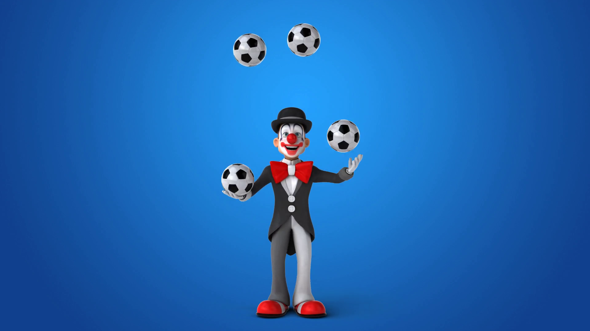 Fun Clown - 3d Animation Stock Footage SBV-317946785 - Storyblocks