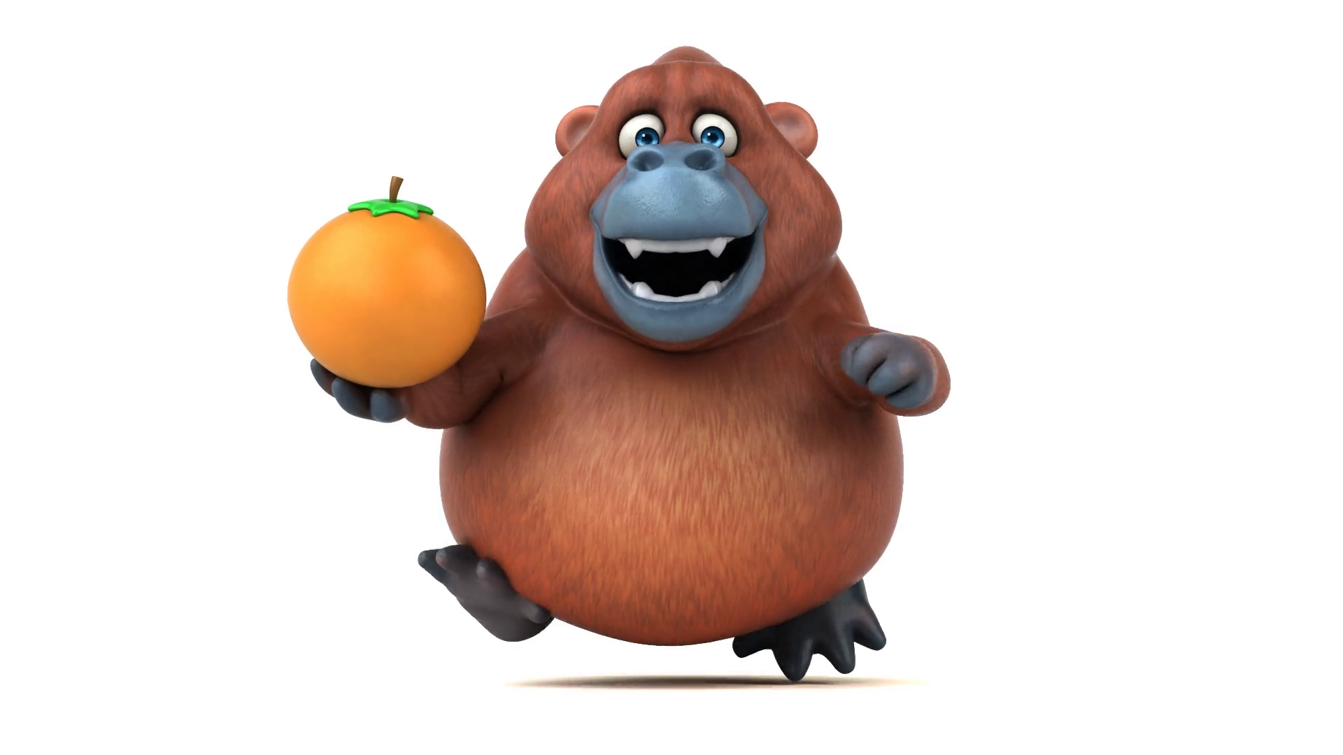 Fun Orang Outan - 3d Animation Stock Footage SBV-315258971 - Storyblocks