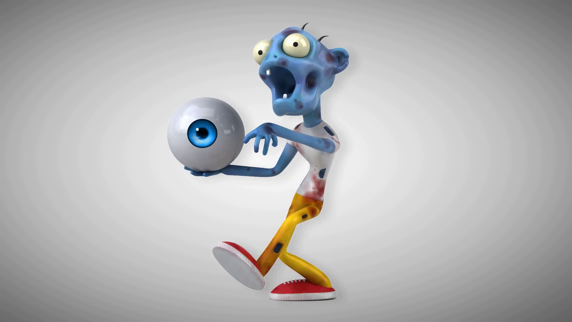 Fun Zombie - 3d Animation Stock Footage SBV-321968388 - Storyblocks