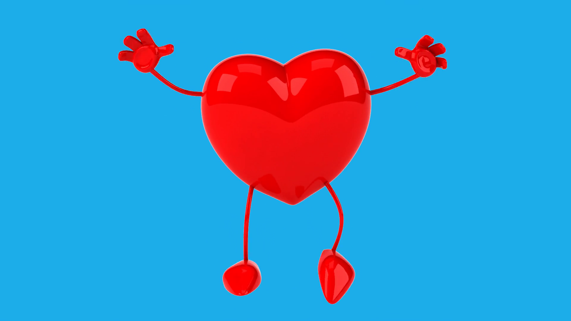 Fun 3d Cartoon Heart (with Alpha Channel Stock Motion Graphics SBV ...