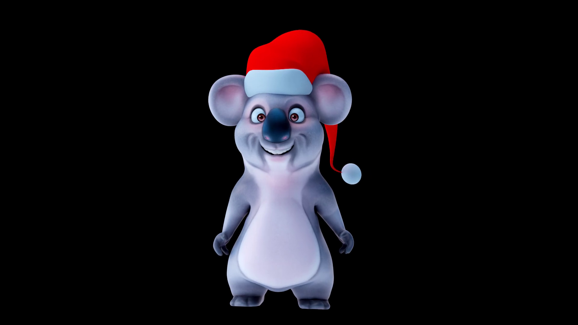 Fun 3d Cartoon Koala Winning (with Alpha Stock Motion Graphics SBV ...