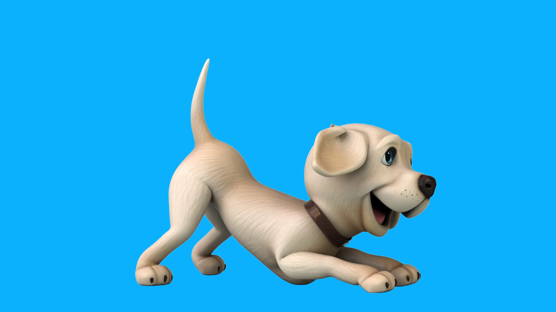 Fun 3d Cartoon Brown Labrador Retriever Stock Footage SBV-347615869 ...