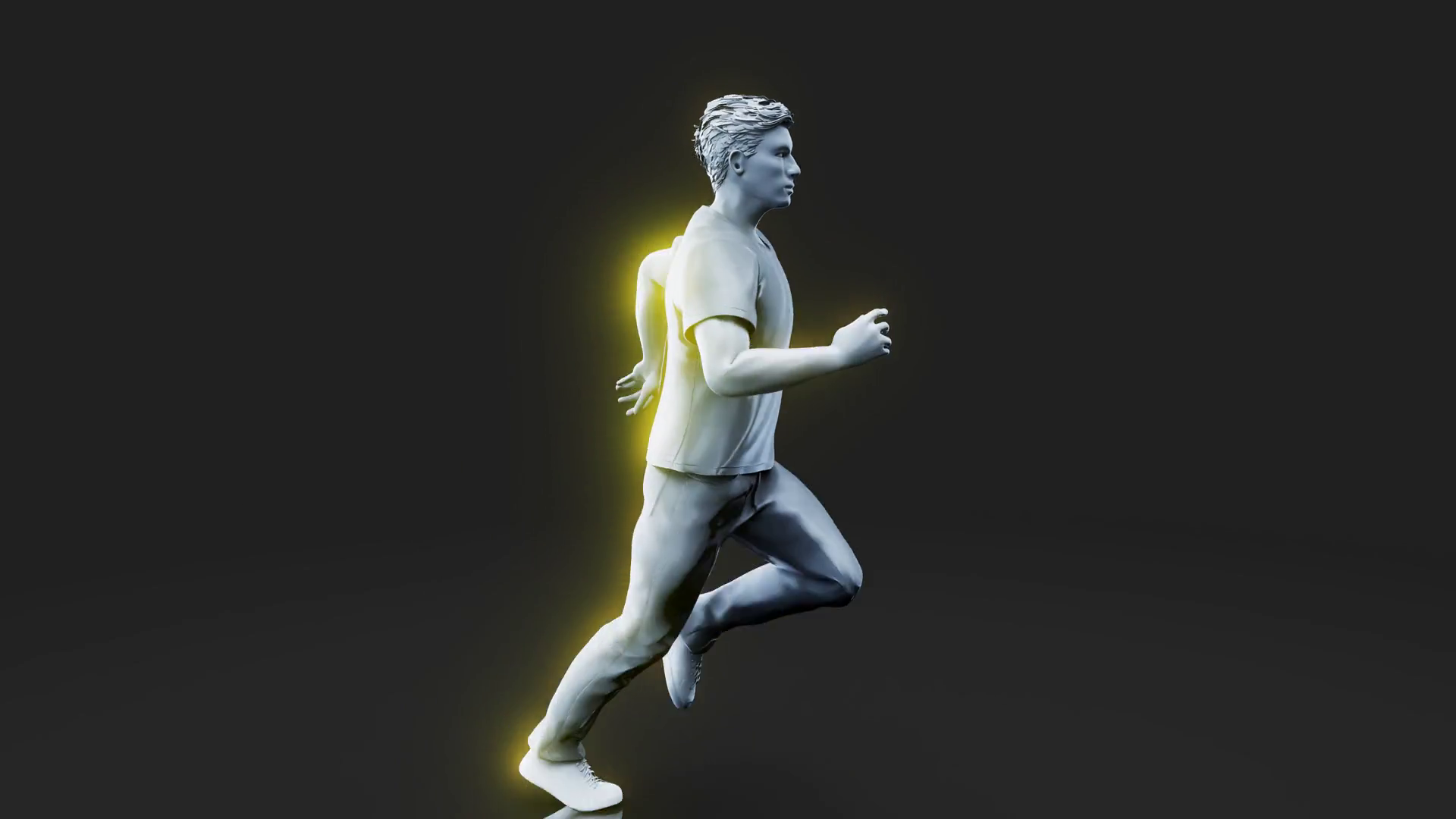 4k Conceptual Animation Of Runner Stock Motion Graphics SBV-348835815 ...