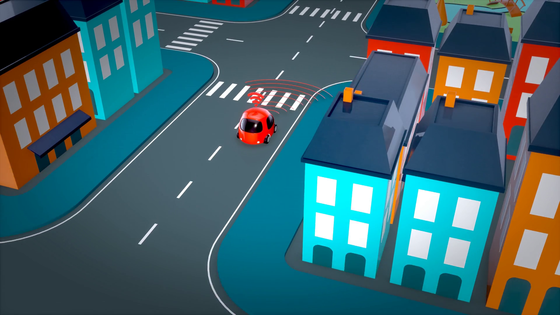 Self-driving Concept - 3d Animation Stock Footage SBV-336270799 ...