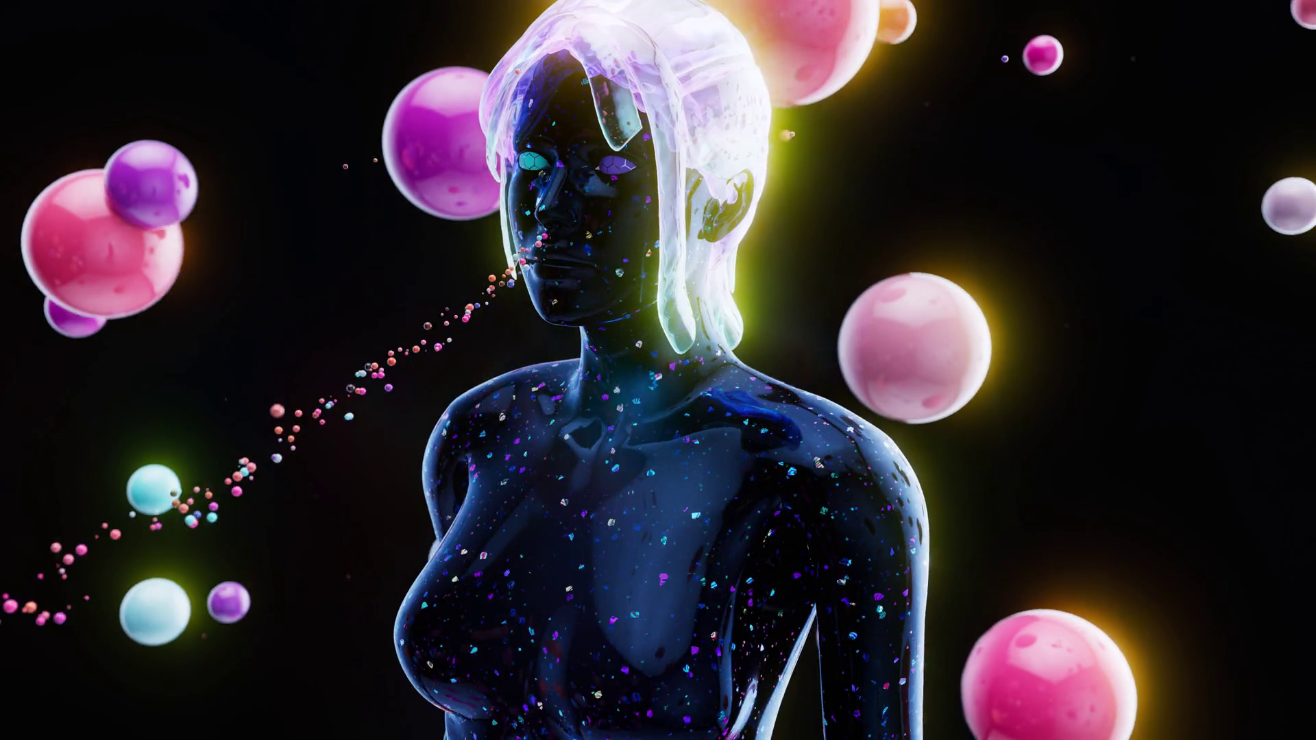 4k Abstract Animation Of Woman Sense Of Smell Stock Motion Graphics SBV-348706808 - Storyblocks