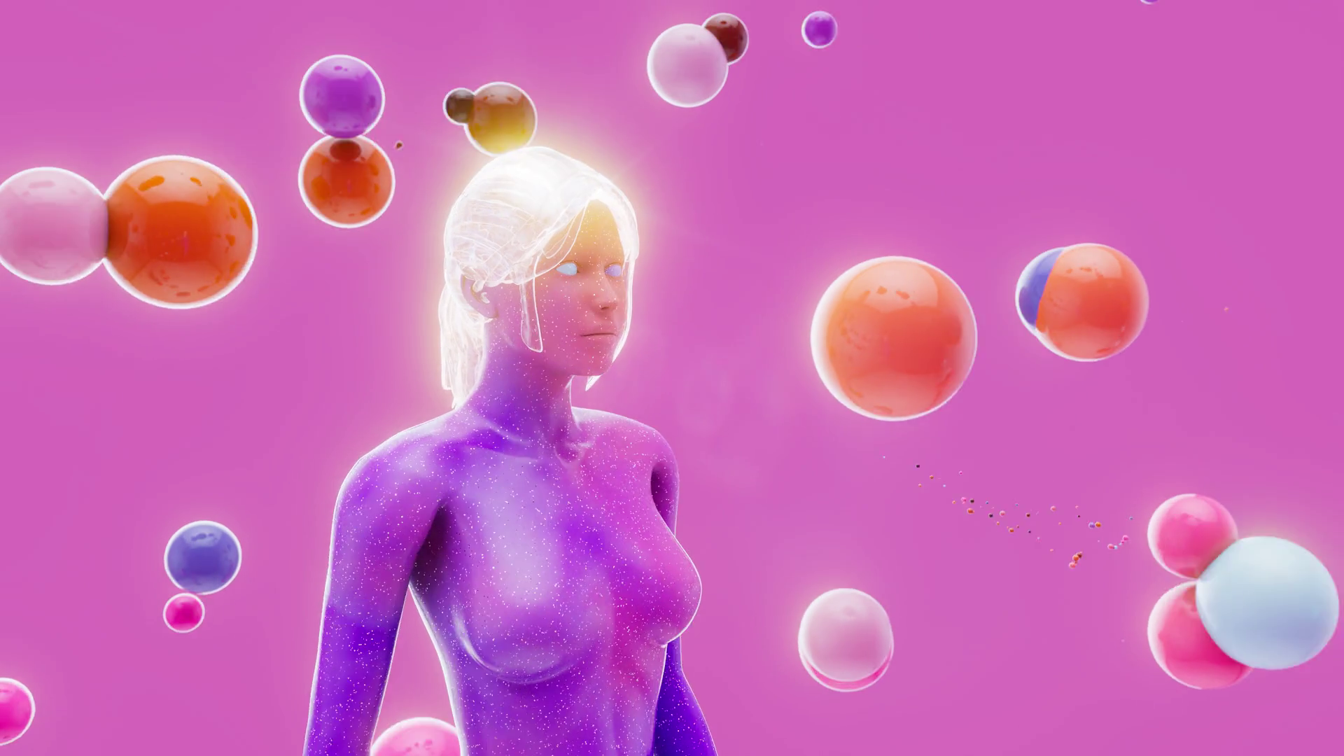 4k Animation Of Woman Sense Of Smell Stock Motion Graphics SBV-348706807 - Storyblocks