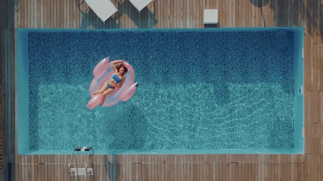 Girl In Float Stock Footage: Royalty-Free Video Clips - Storyblocks