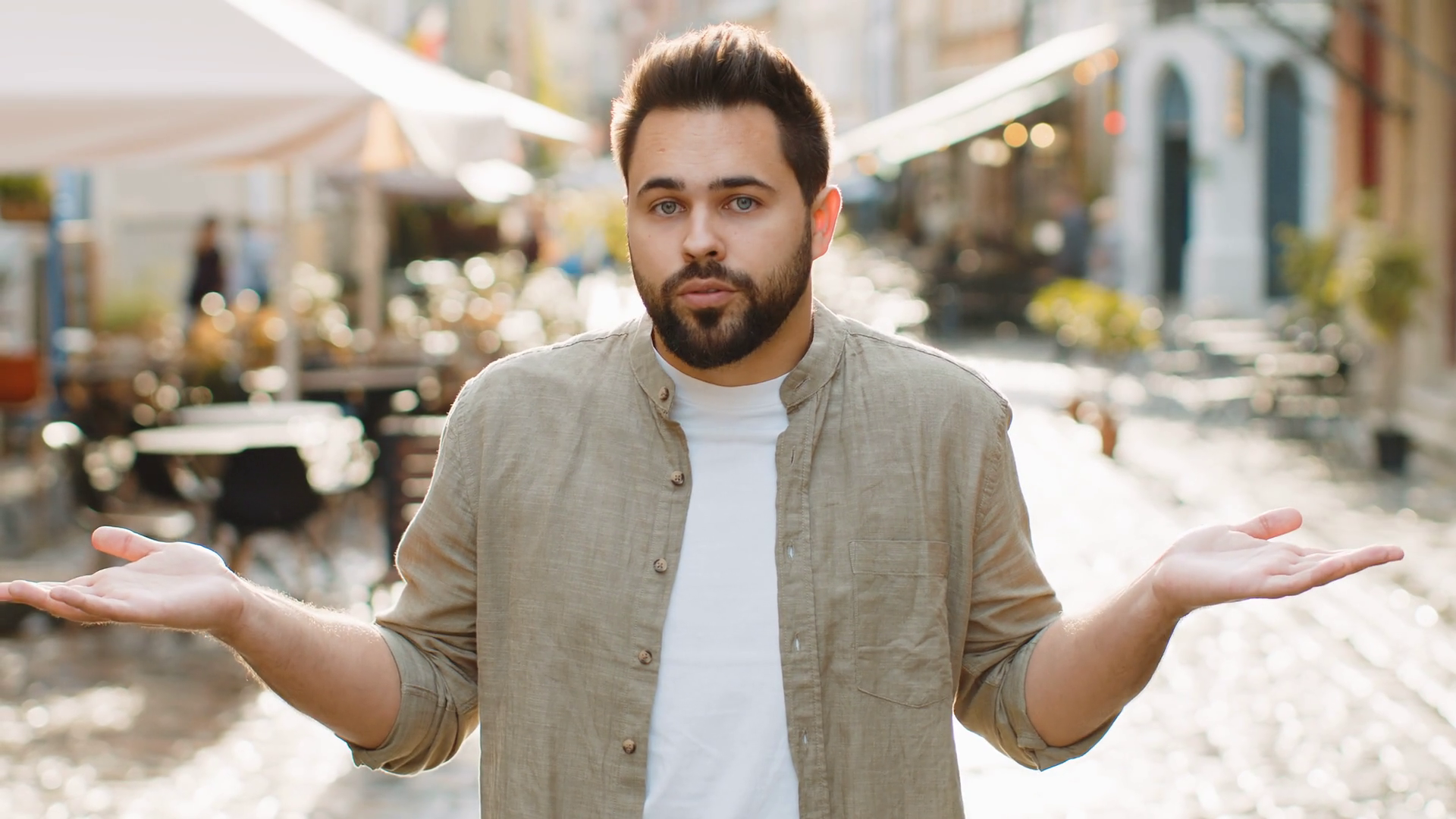 Confused Man Feeling Embarrassed About Stock Footage SBV-352502941 ...