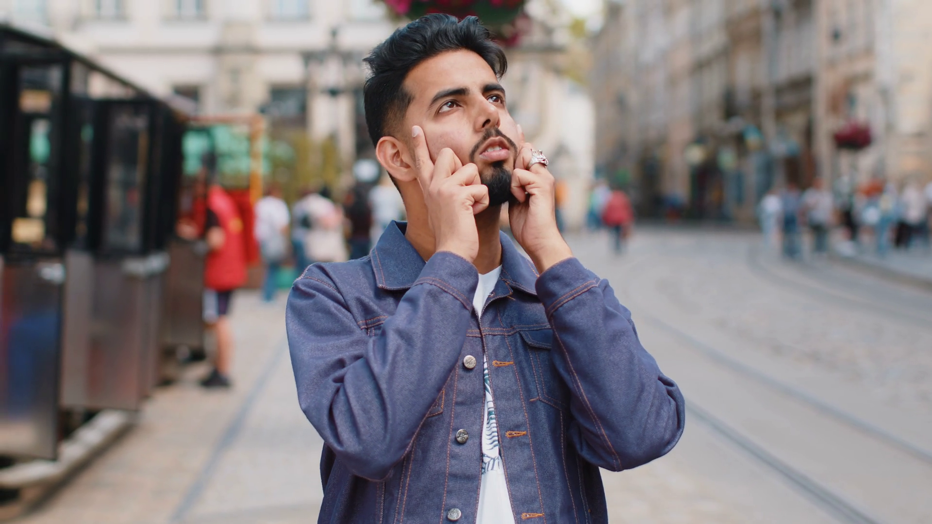 Confused Man Feeling Embarrassed About Stock Footage SBV-352843711 ...