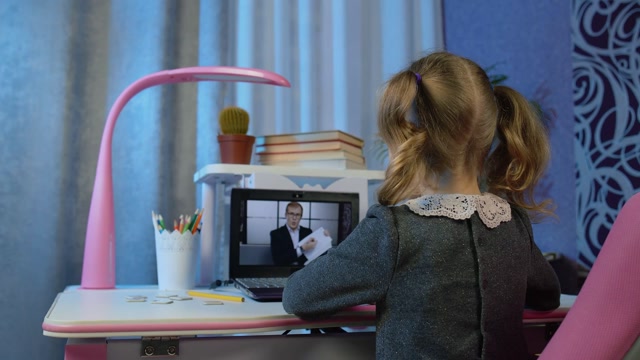 Child Girl Webcam Stock Footage: Royalty-Free Video Clips - Storyblocks