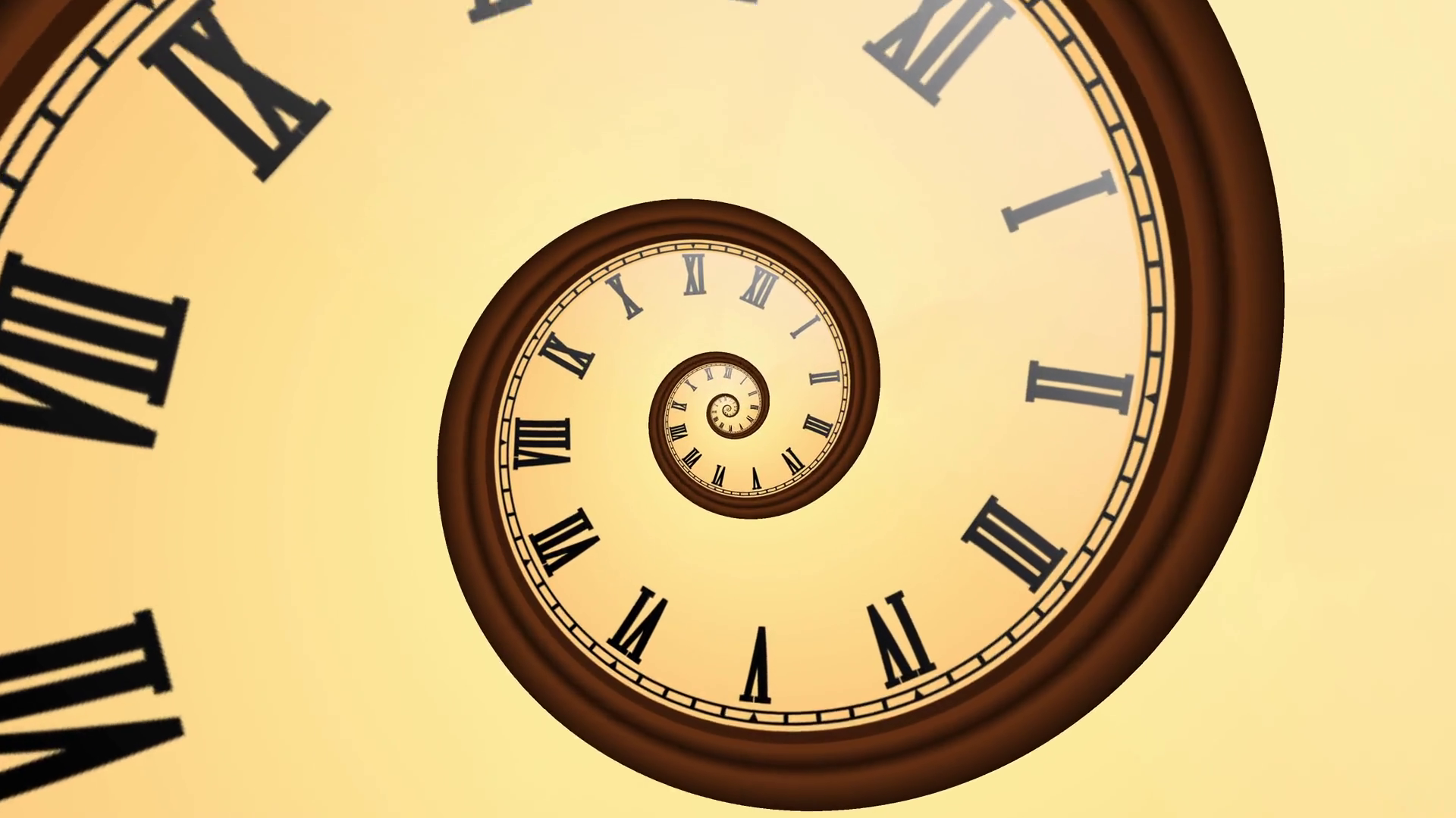 Spiral Clock Animation Looped Background Stock Motion Graphics SBV ...