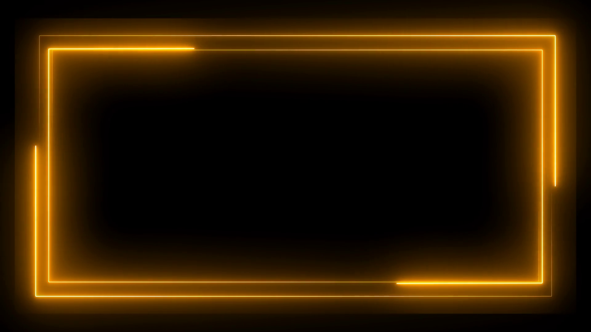 Rectangle Picture Border With Neon Lines Stock Motion Graphics SBV ...