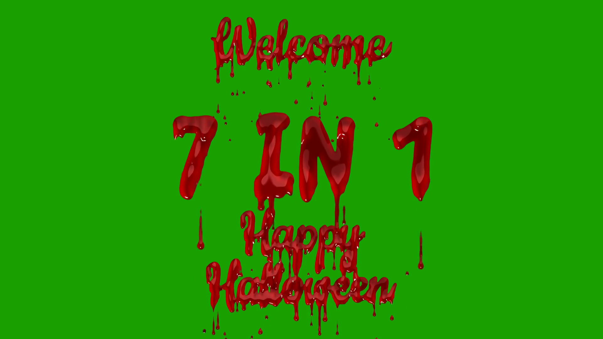 Set Of 7 Text In 1 Happy Halloween Trick Stock Footage SBV-348540499 ...