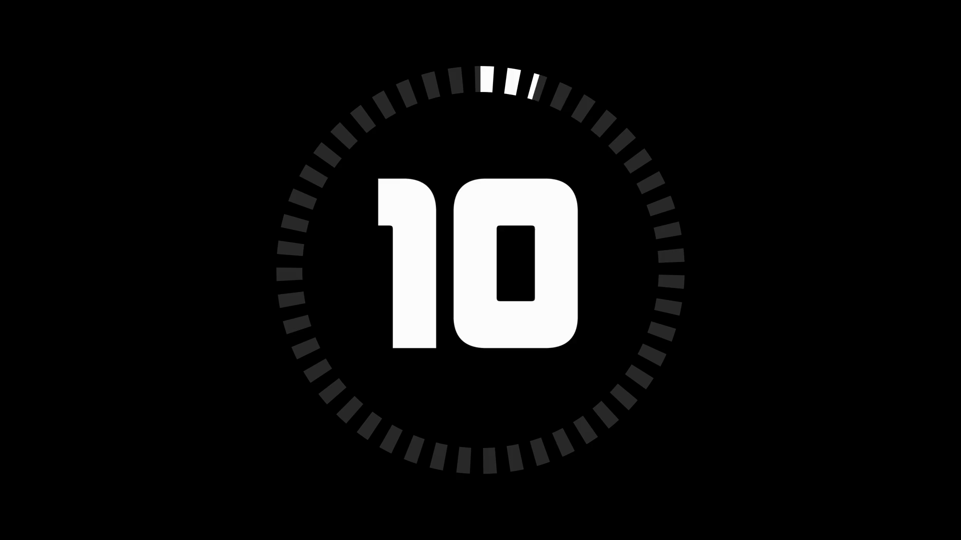 10 Seconds Countdown Timer Countdown Timer Stock Motion Graphics Sbv